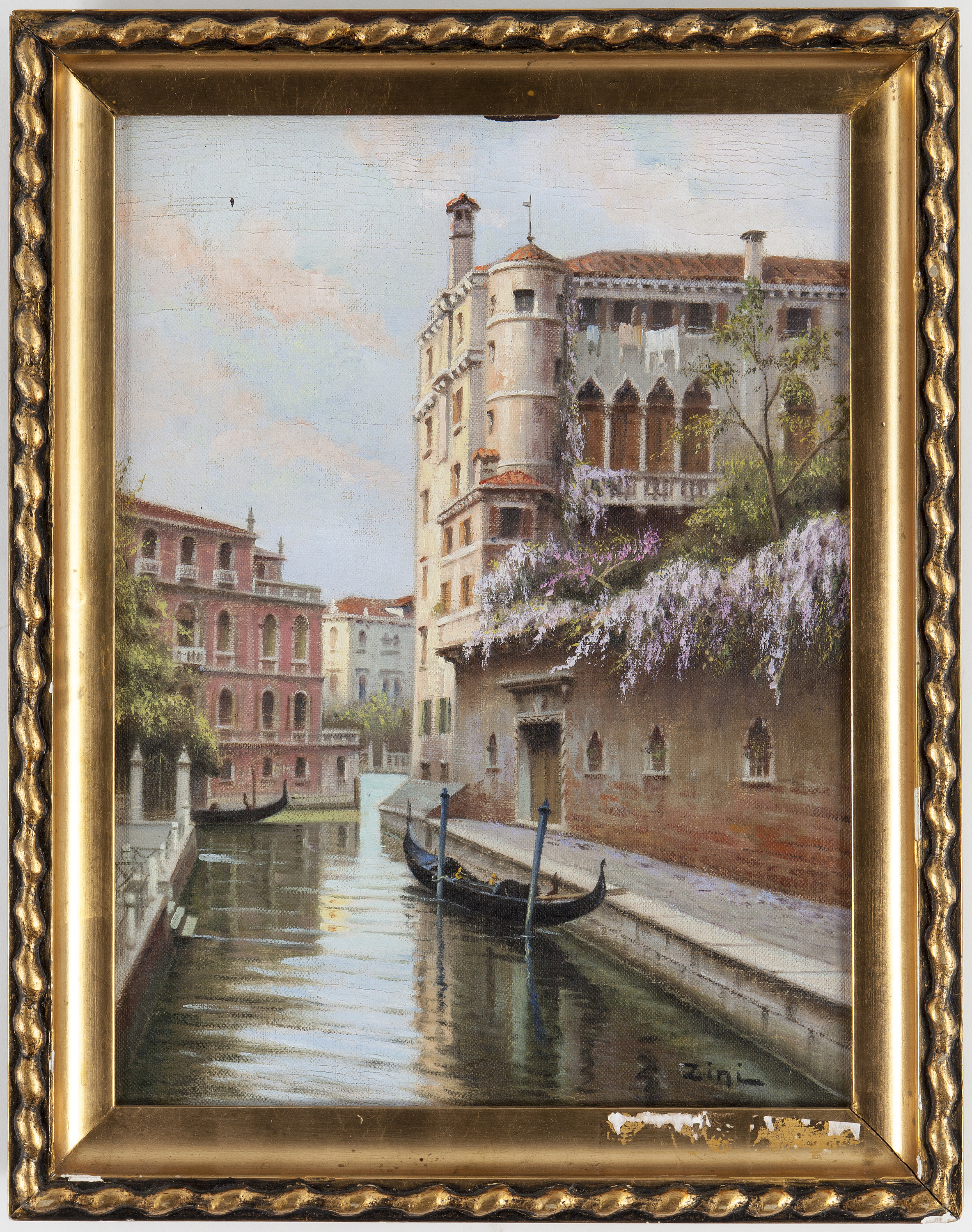 UMBERTO ZINI, oil on canvas, signed, 20th century. - Bukowskis