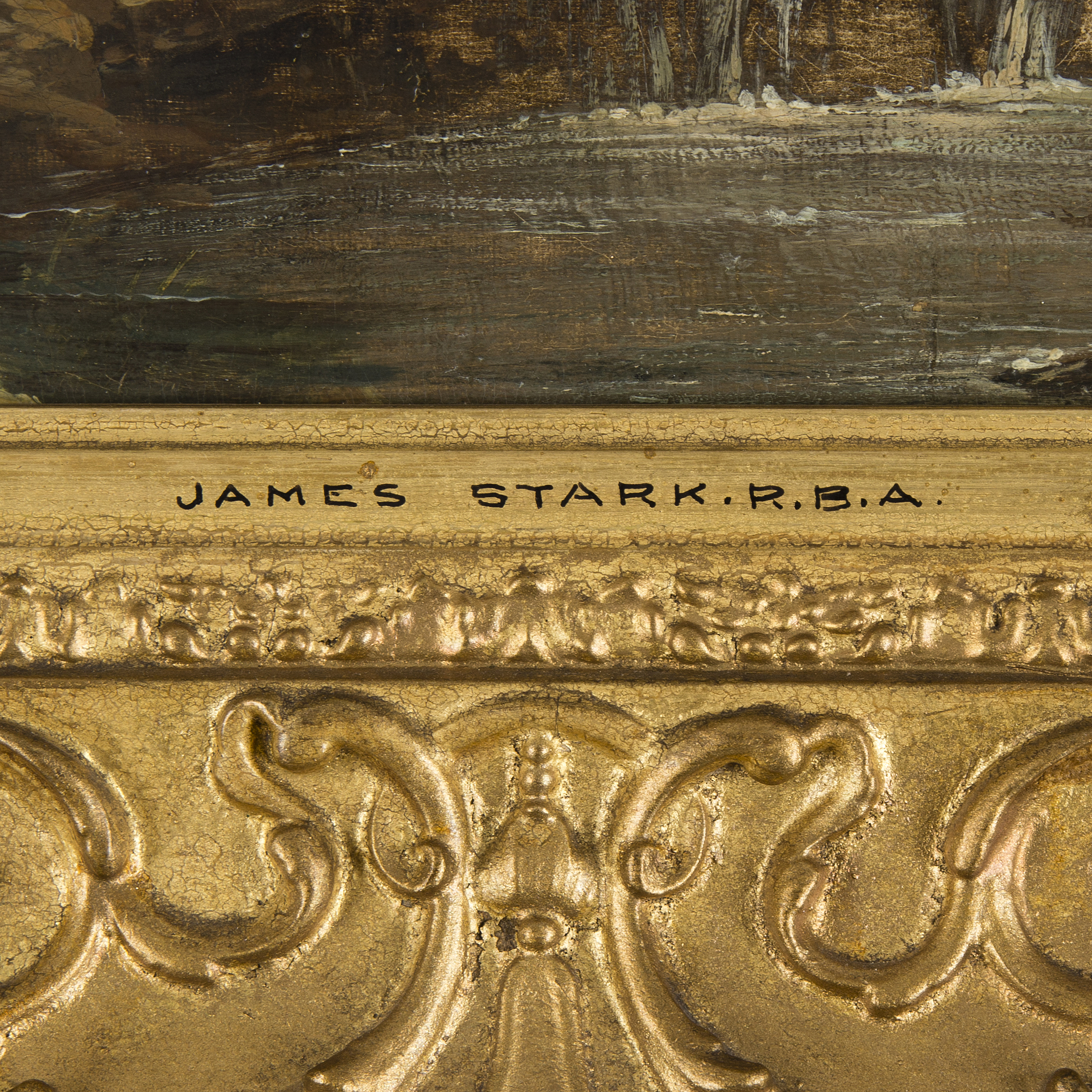 JAMES STARK, attributed to, oil on canvas, bears signature J. Stark ...