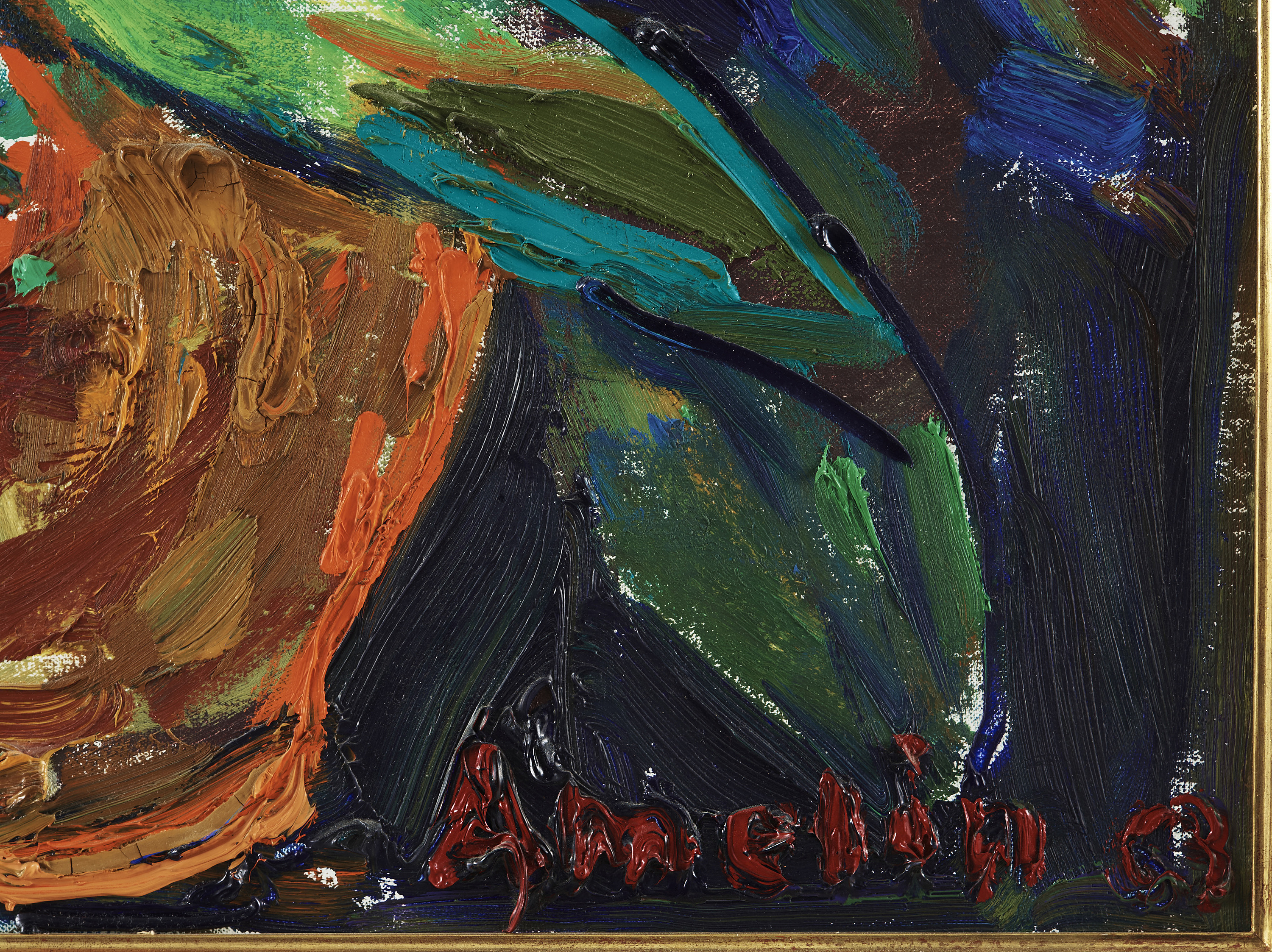 ALBIN AMELIN, Olja på duk, signerad och otydligt daterad. - Bukowskis