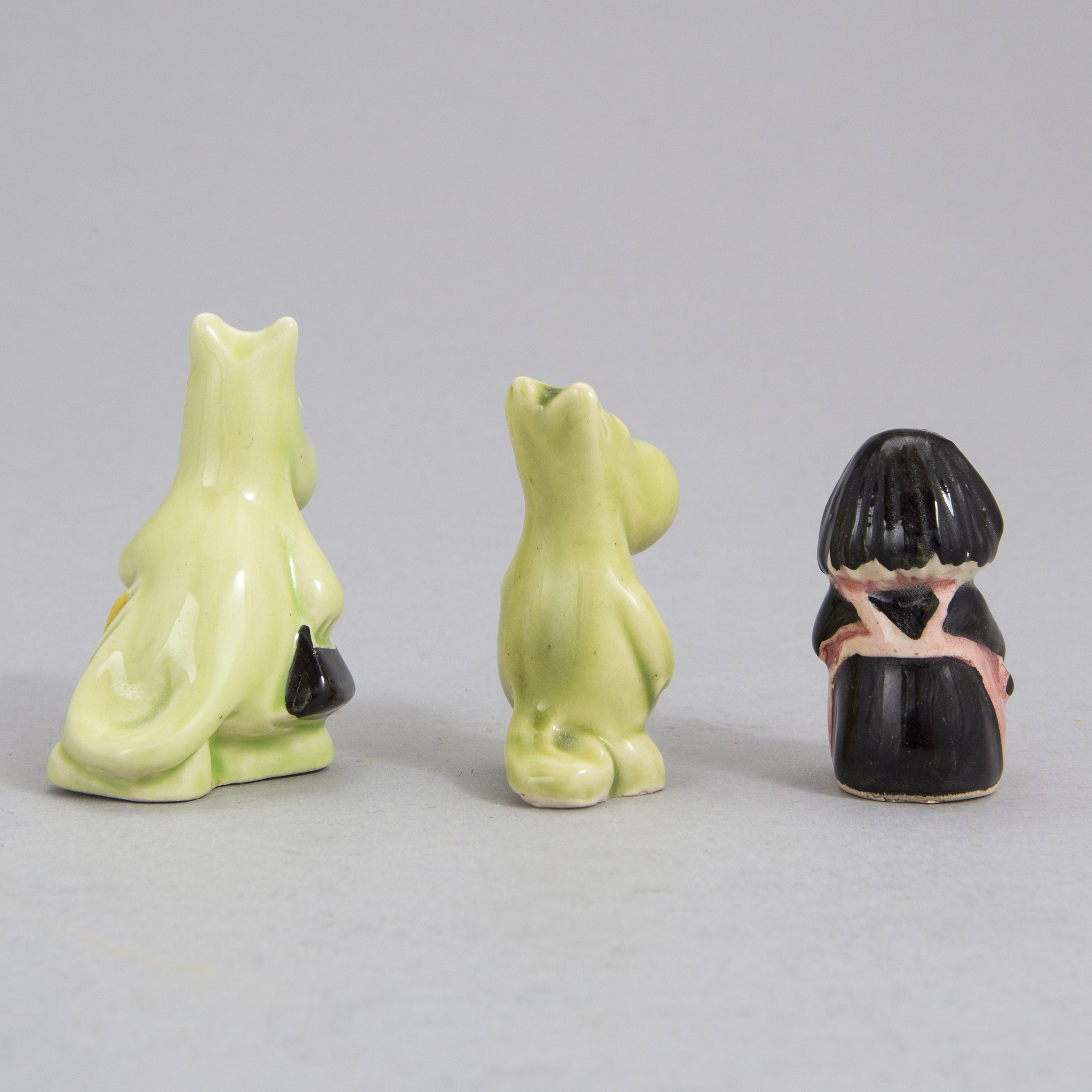 Three ceramic 'Moomin' figurines by Signe Hammarsten-Jansson, 1950's ...