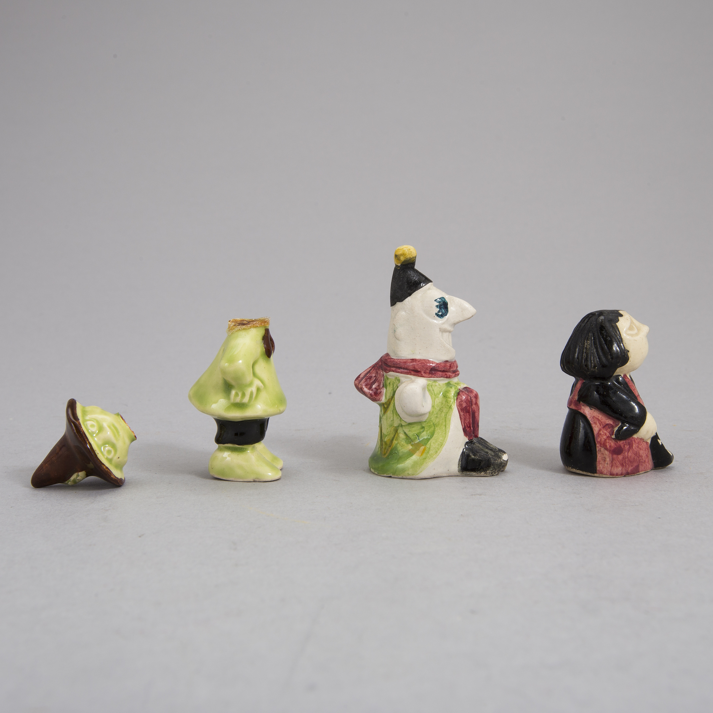 Three ceramic 'Moomin' figurines by Signe Hammarsten-Jansson, 1950's ...