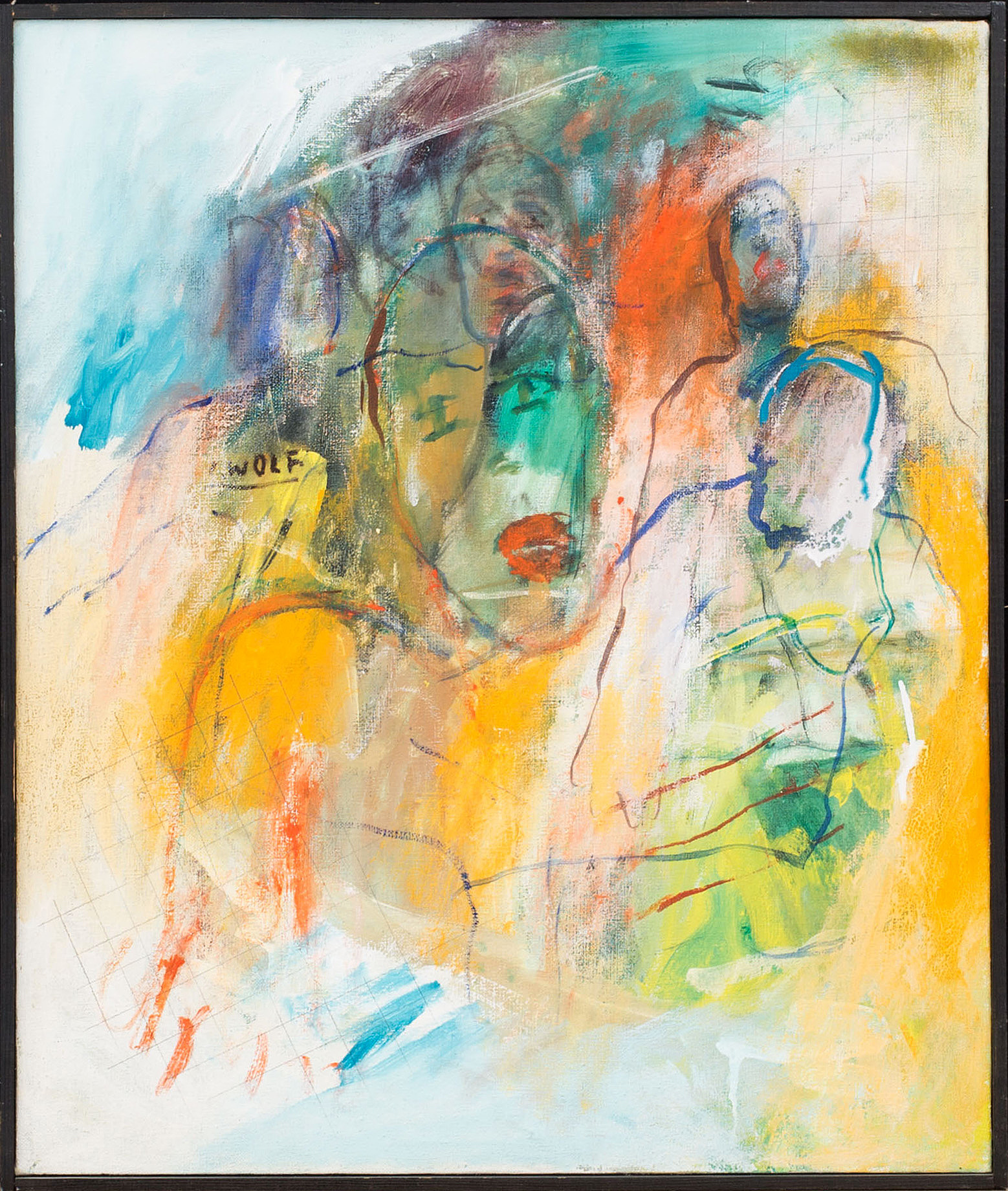 JAN WOLF, olja på duk, signerad, 1980-tal. - Bukowskis