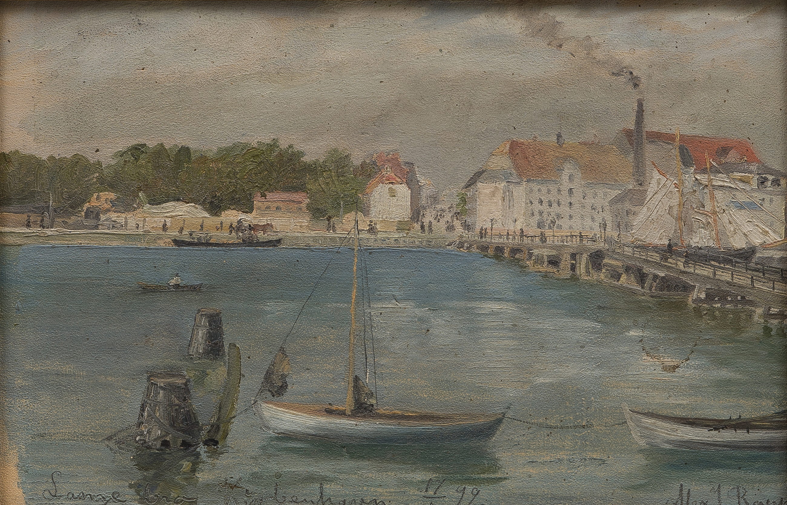 ALEX RAPP, öljy paperille, signeerattu ja päivätty 17.4 -92. - Bukowskis