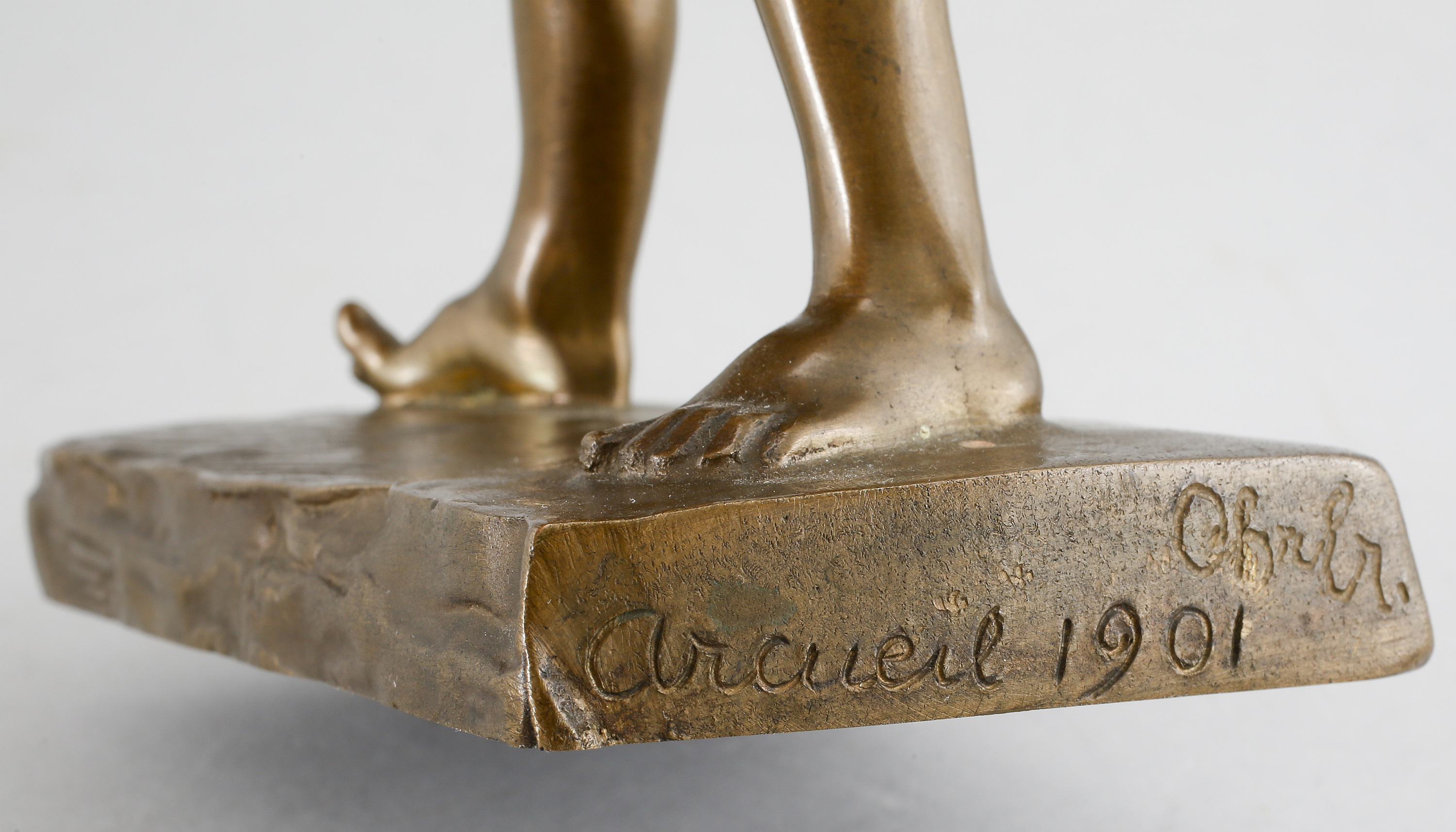 CHRISTIAN ERIKSSON, skulptur,"Elof", brons, signerad. - Bukowskis