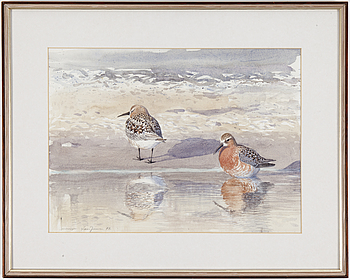 LARS JONSSON, watercolour on paper, signed Lars Jonsson and dated -82 ...