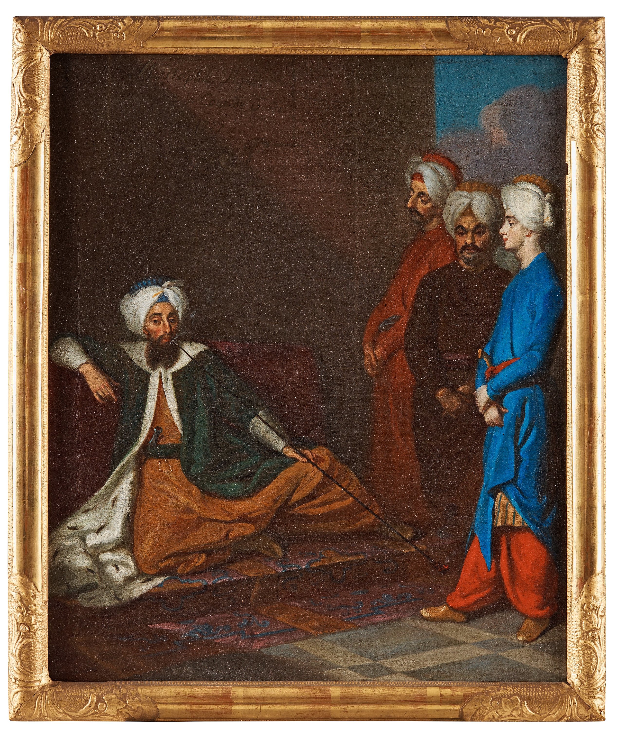 Georg Engelhard Schröder, Mustafa Aga, later Mustafa Efendi, in ...