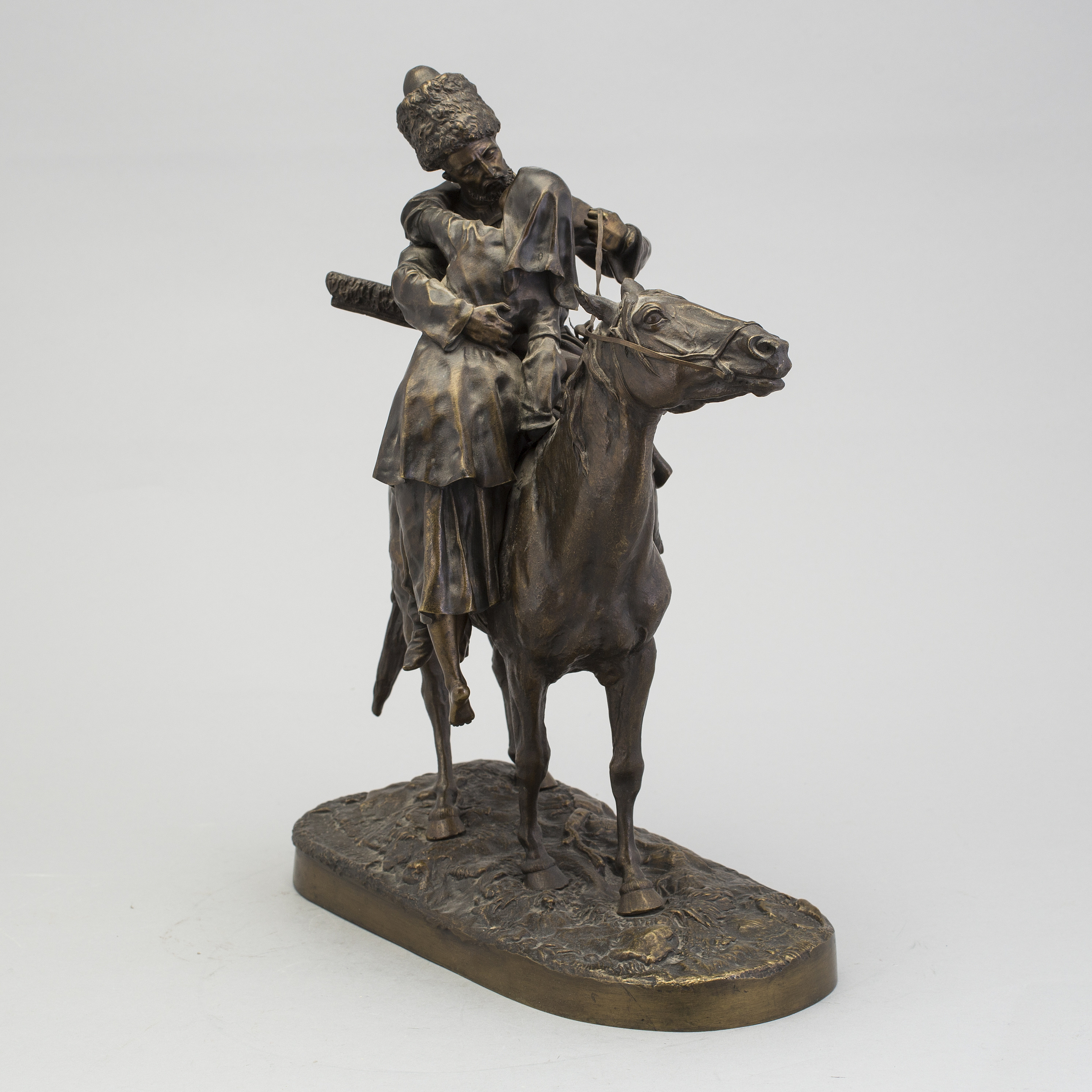 EVGENY ALEXANDROVITCH LANCERAY, Sculpture, bronze, signed. - Bukowskis