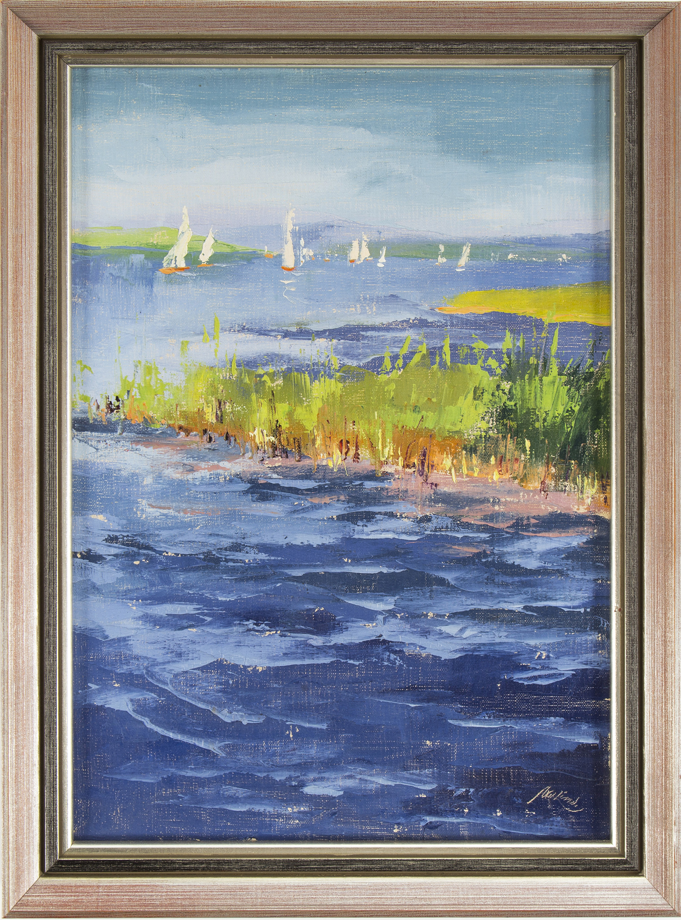 AXEL LIND, oil on canvas, signed Axel Lind. - Bukowskis