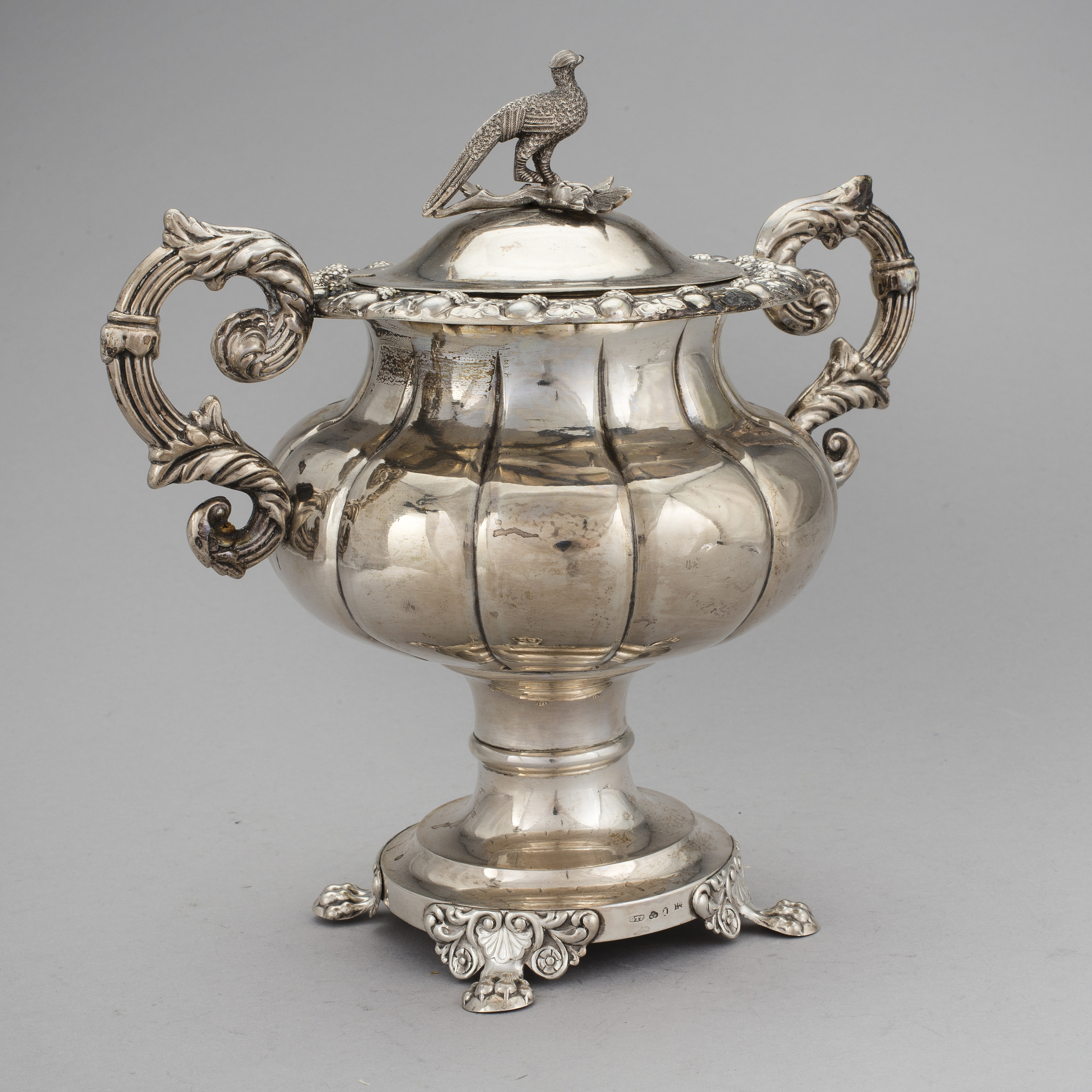 SOCKERSKÅL I SILVER, av Gustaf Theodor Folcker i Stockholm 1838. Total ...