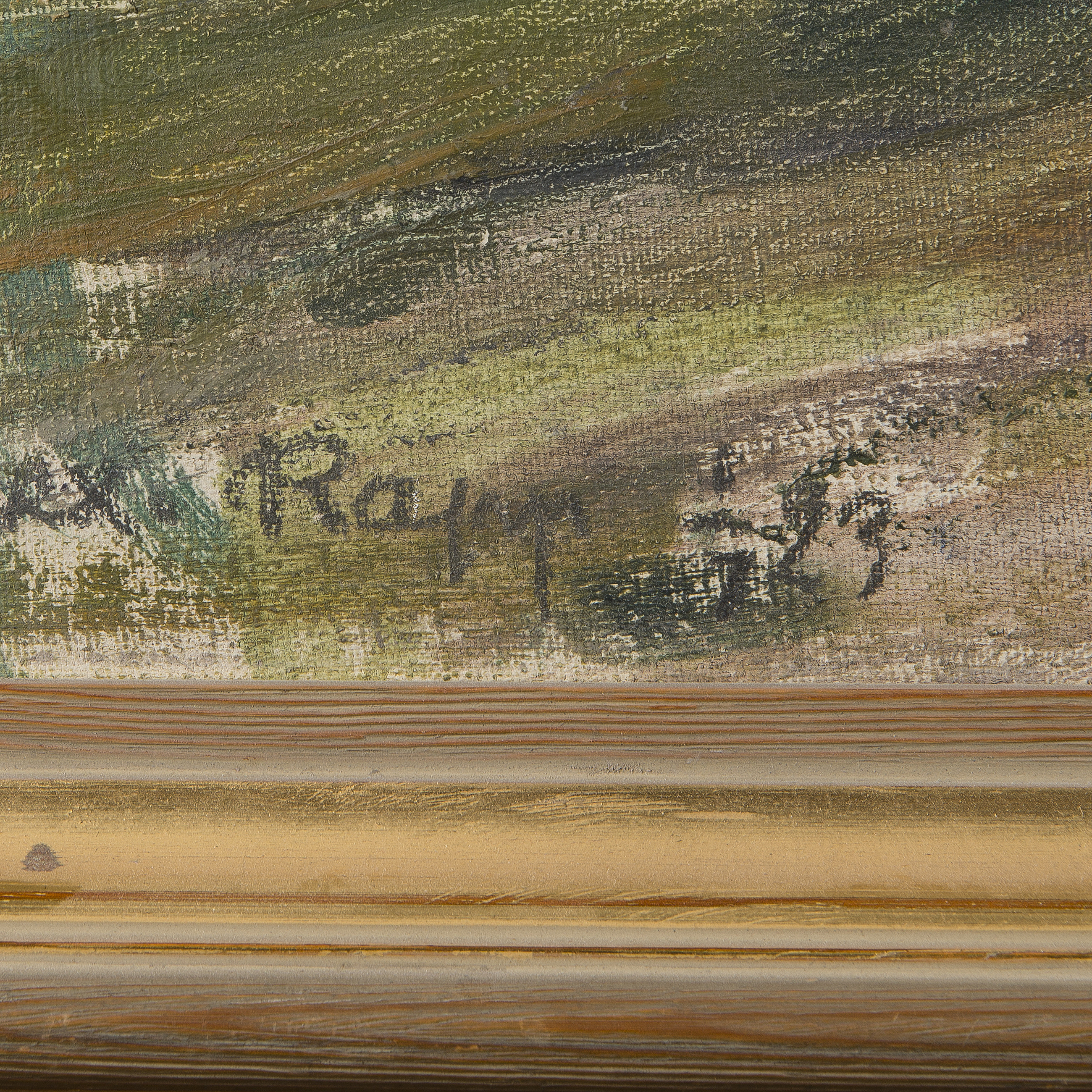 ALEX RAPP, oil on canvas, signed and dated -23. - Bukowskis