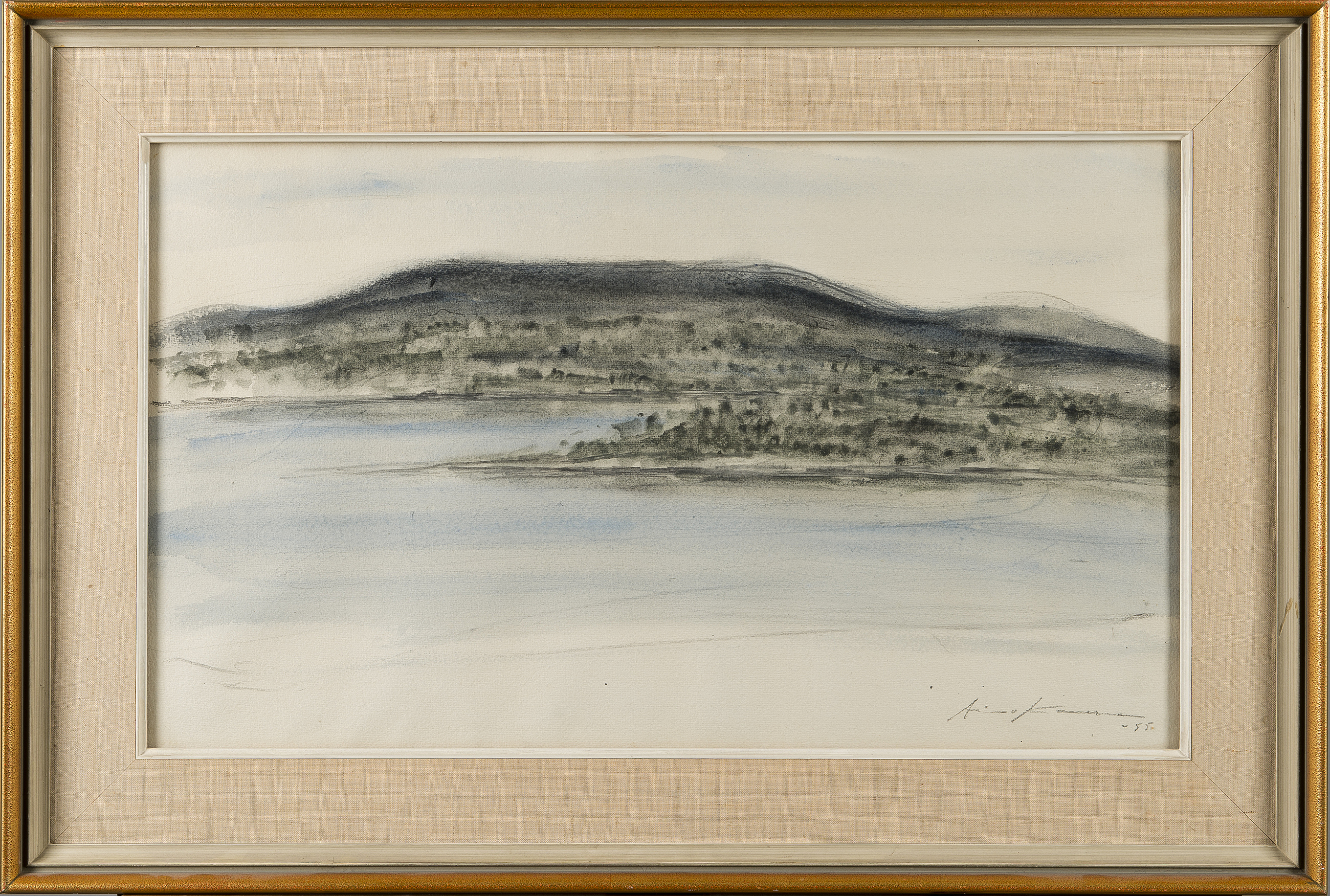 AIMO KANERVA, akvarell, signerad och daterad -55. - Bukowskis