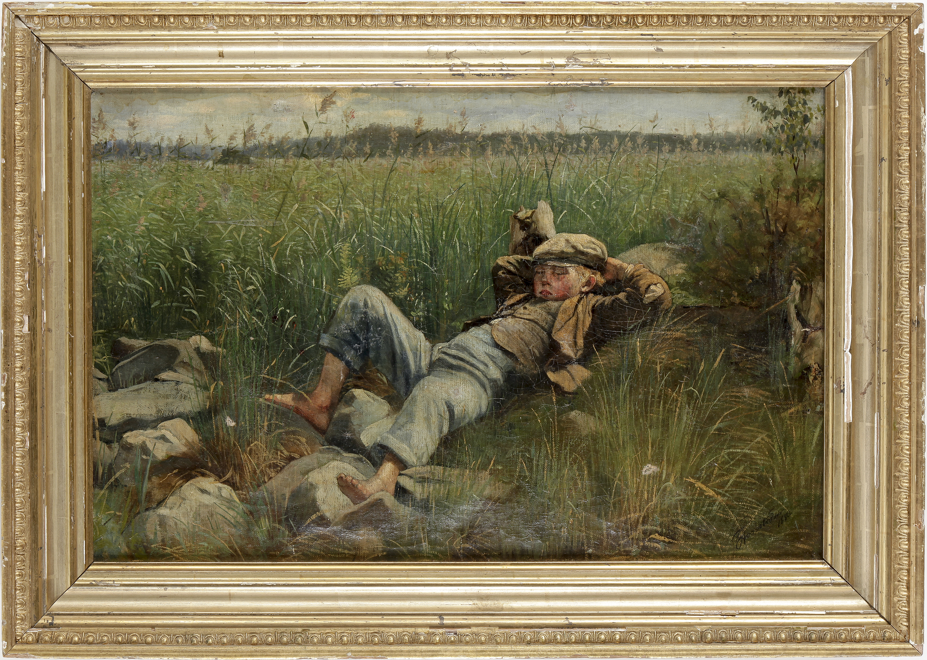 EDVARD FORSSTRÖM, Oil on canvas, signed and dated 1880. - Bukowskis