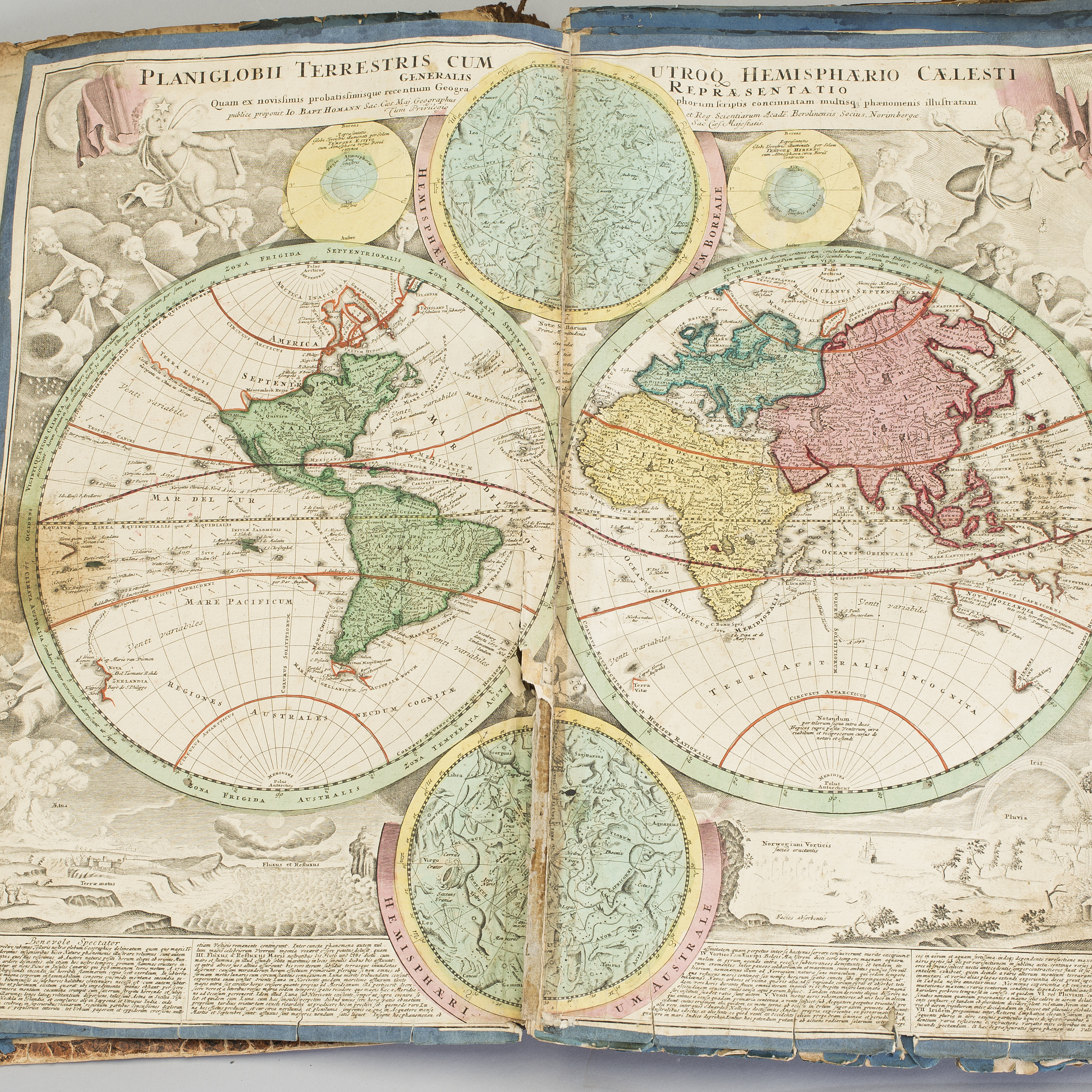 A JOHAN BAPTISTA HOMANN/HOMANN HEIRS Atlas published in Nuremberg after ...