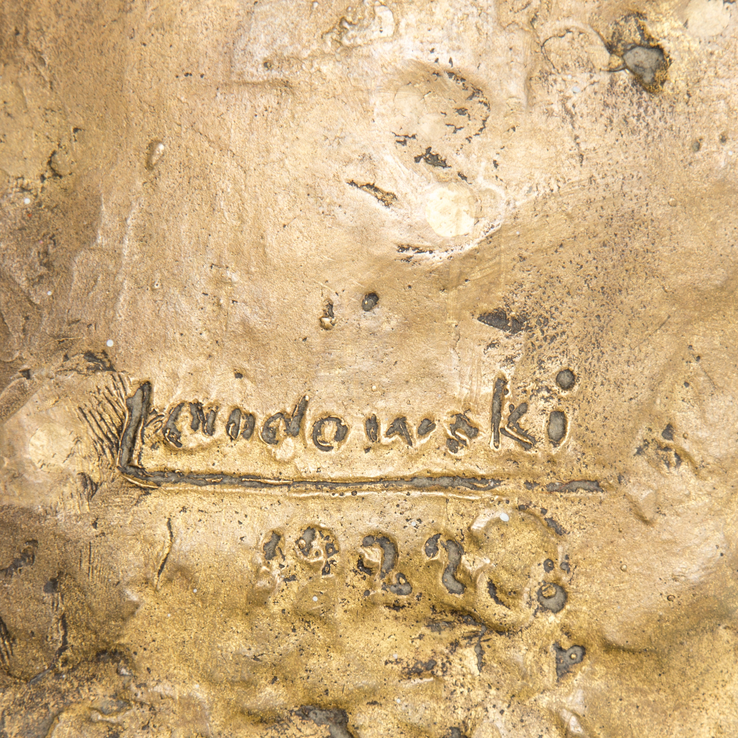 A Paul Landowski bronze sculpture signed Landowski and dated 1922 ...