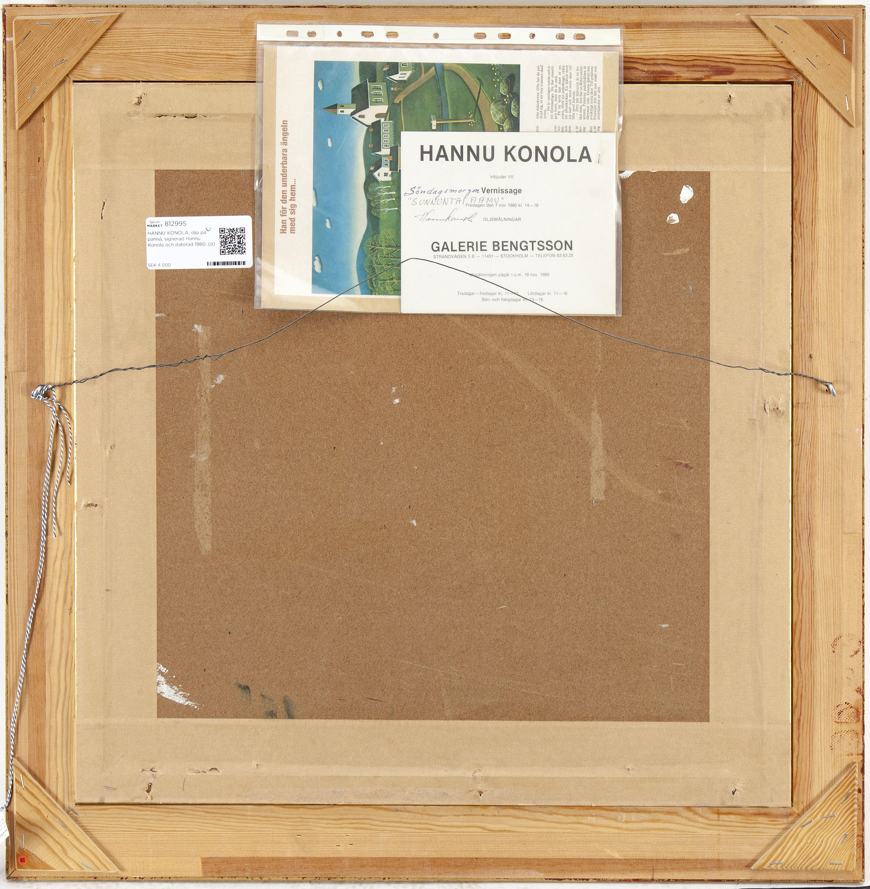 HANNU KONOLA, - Bukowskis