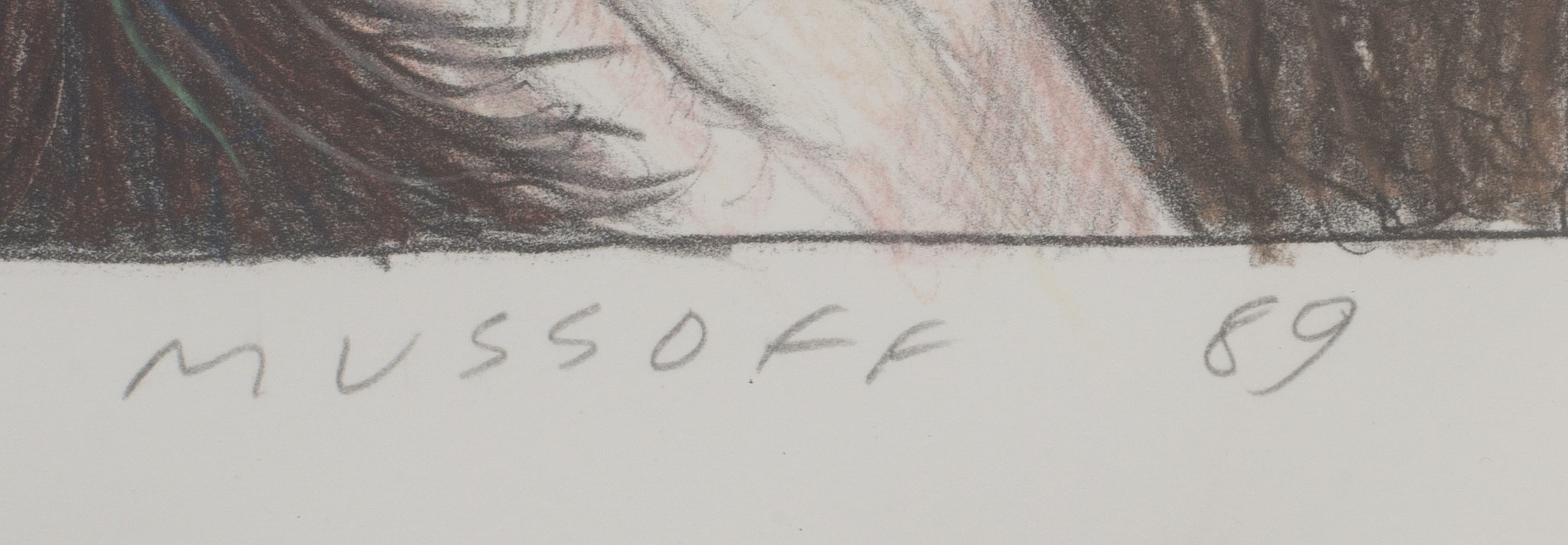 JODY MUSSOFF, litograph, numbered 15/20, signed and dated -89. - Bukowskis