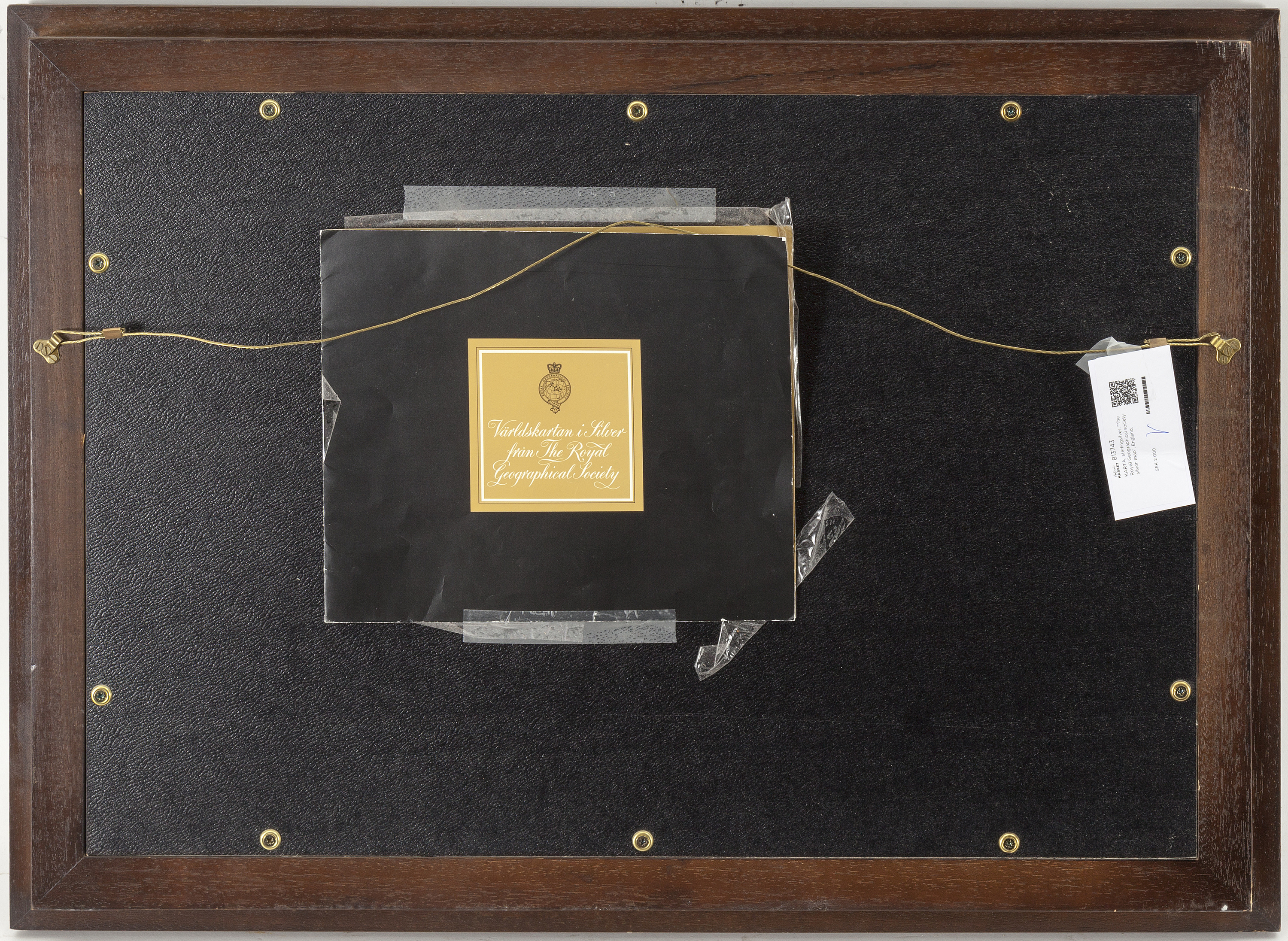 KARTA, sterlingsilver, "The Royal Geographical Society Silver Map ...