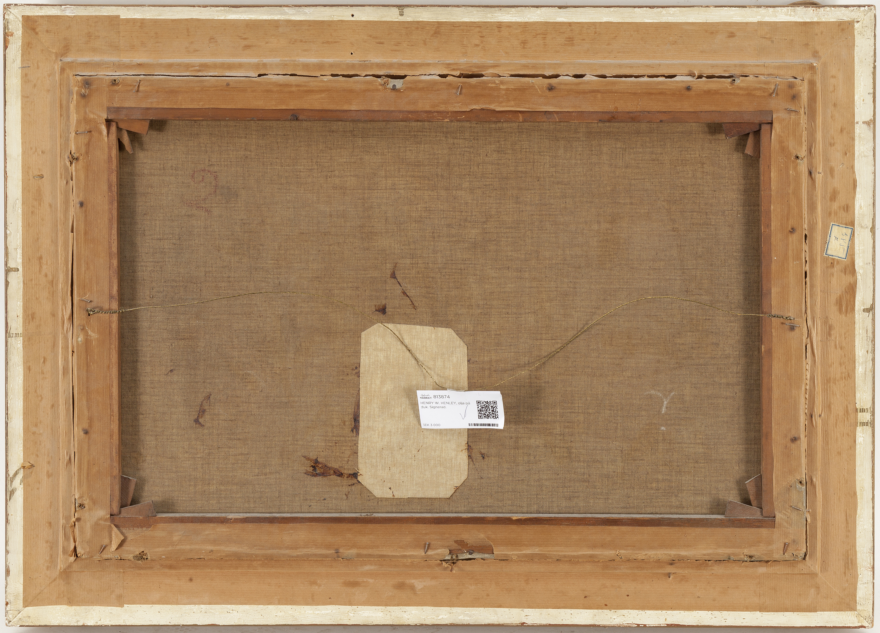 An oil on painting by Henry W. Henley. - Bukowskis