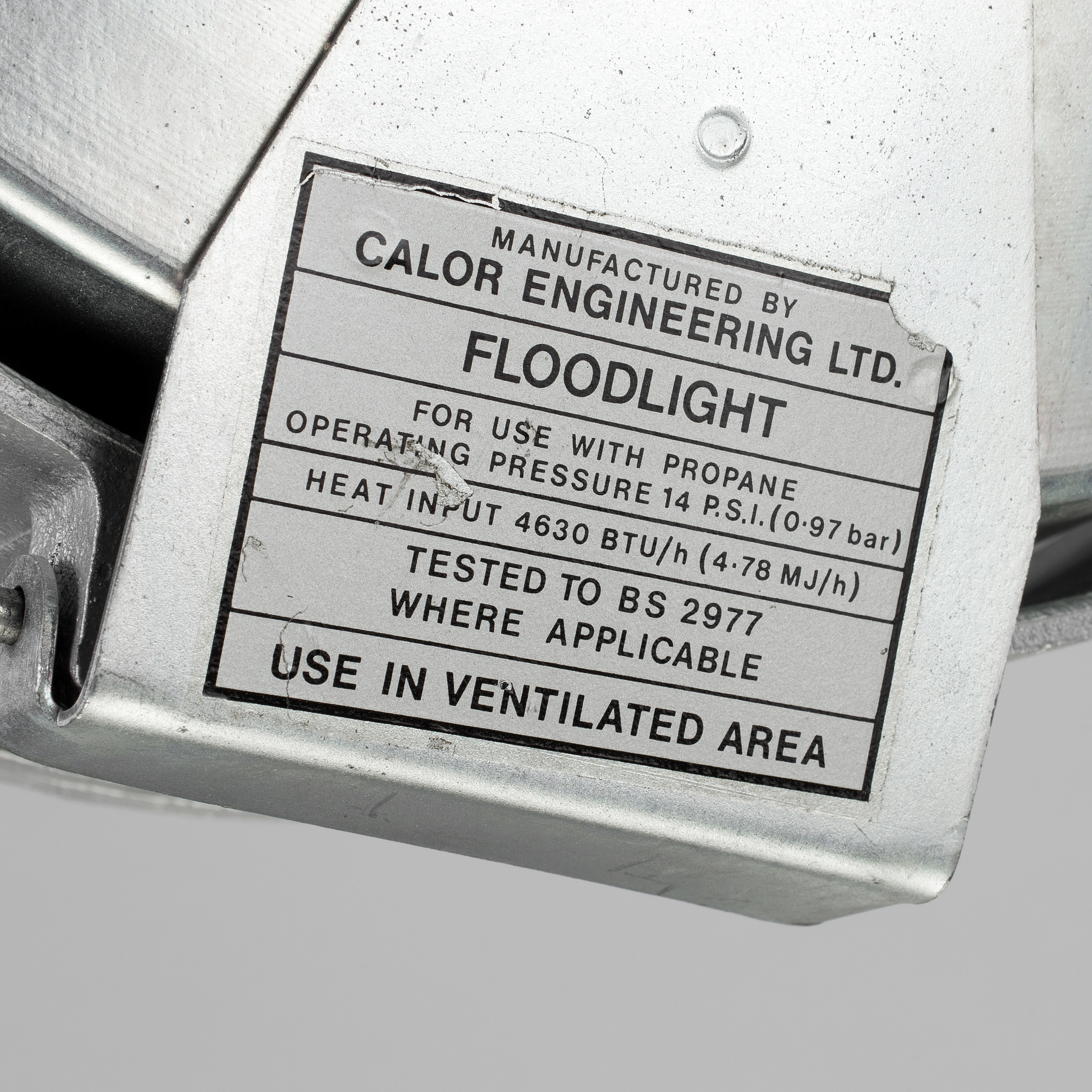 FLOOD LIGHT/STRÅLKASTARE, Calor engineering ltd. 1900-tal. - Bukowskis
