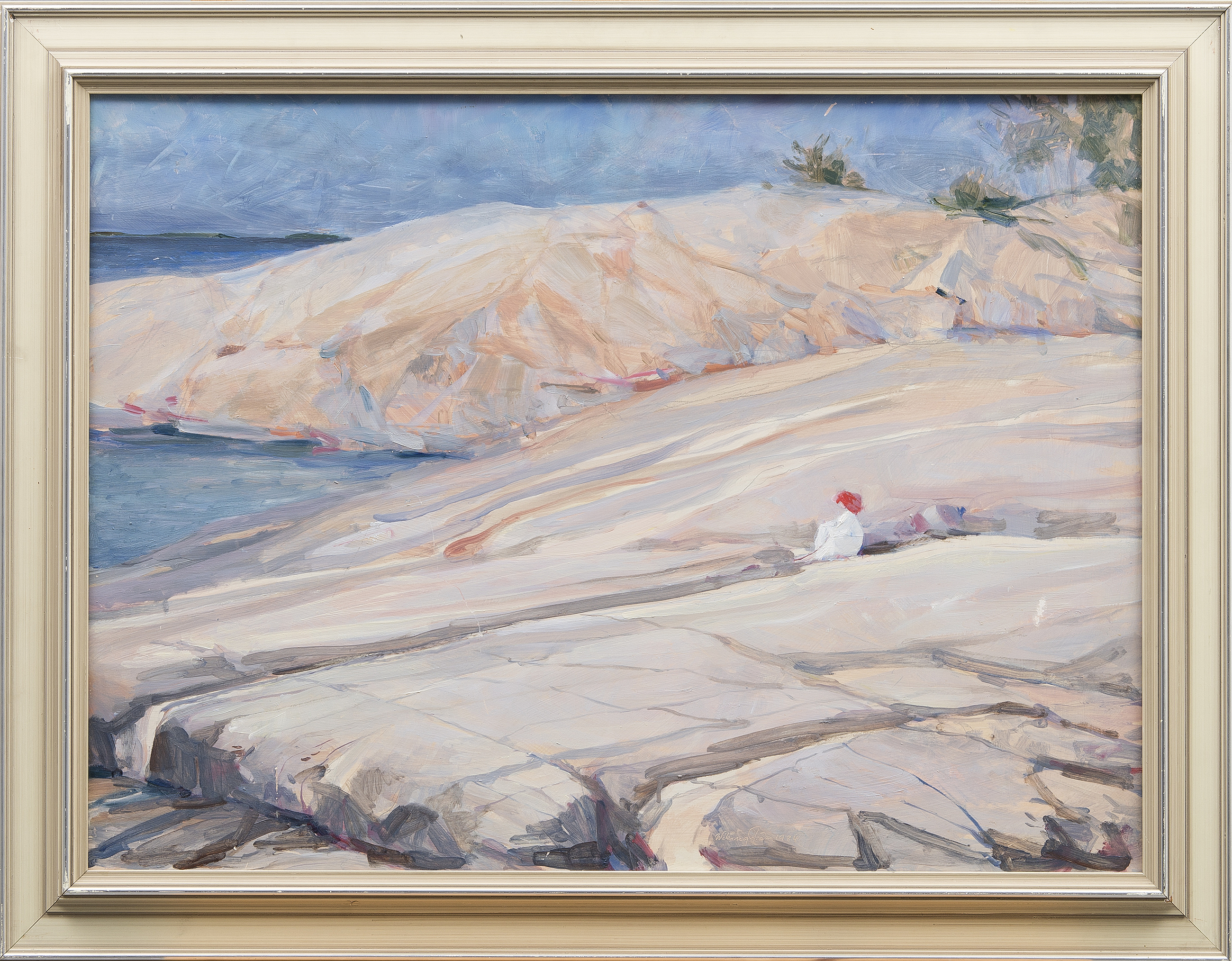 WIKING FORSSTRÖM, oil on board, signed and dated 1984. - Bukowskis