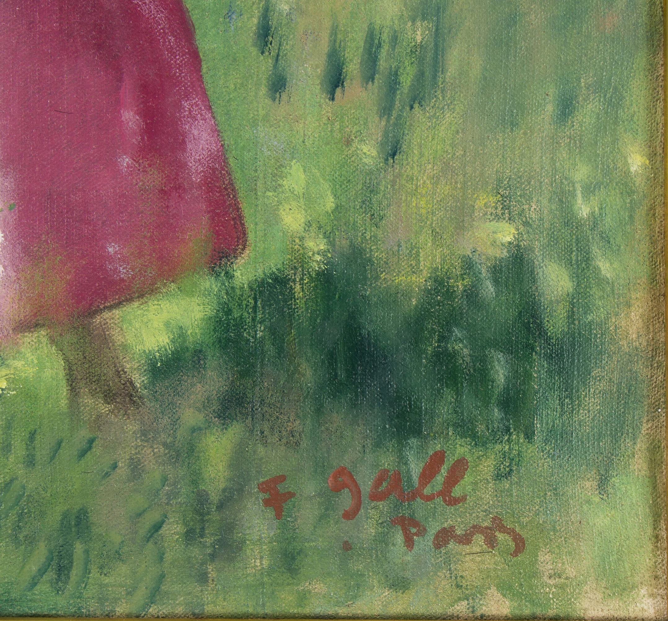 FRANCOIS GALL, oil on canvas. Signed F. Gall, Paris. - Bukowskis