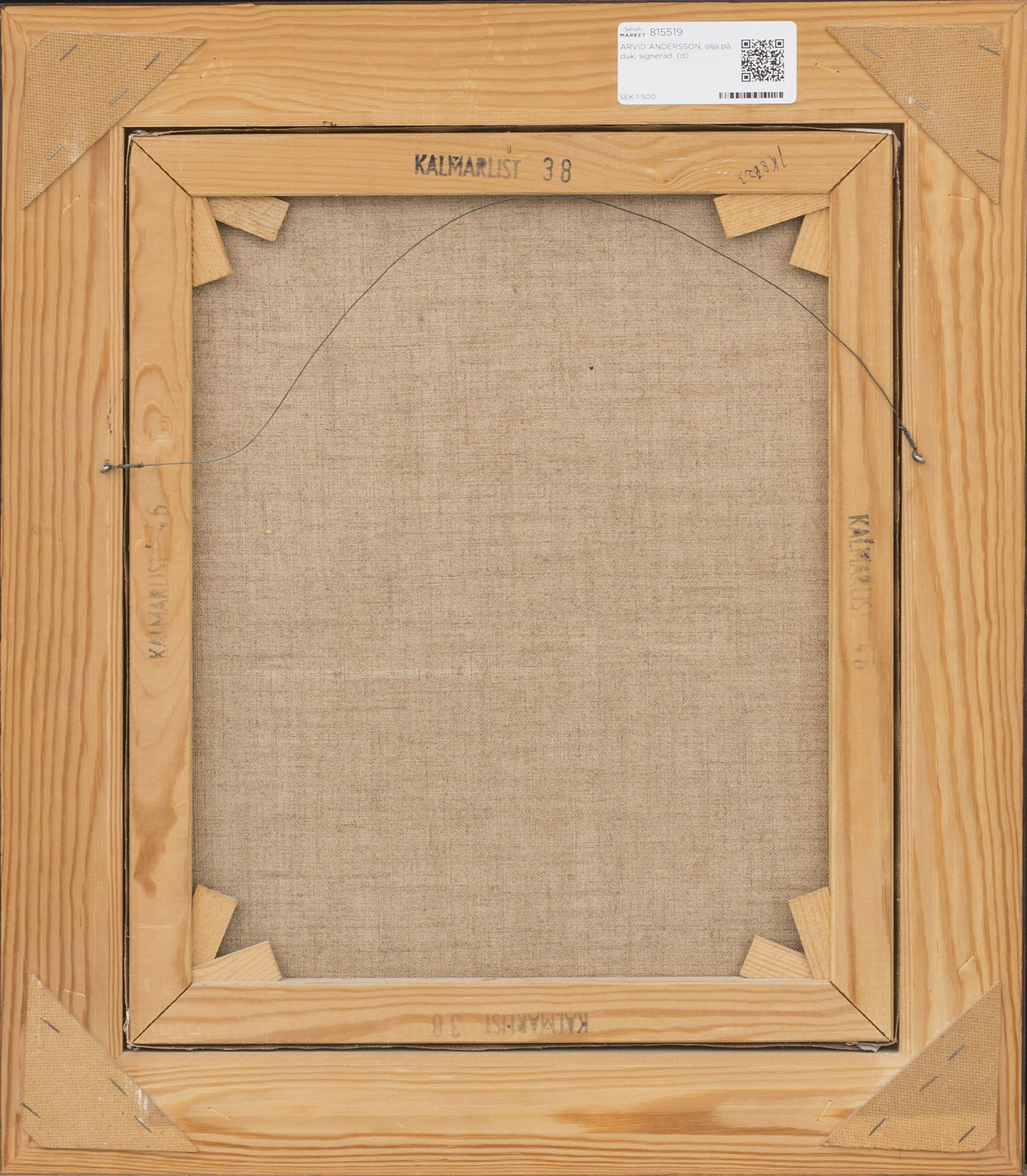 ARVID ANDERSSON, - Bukowskis