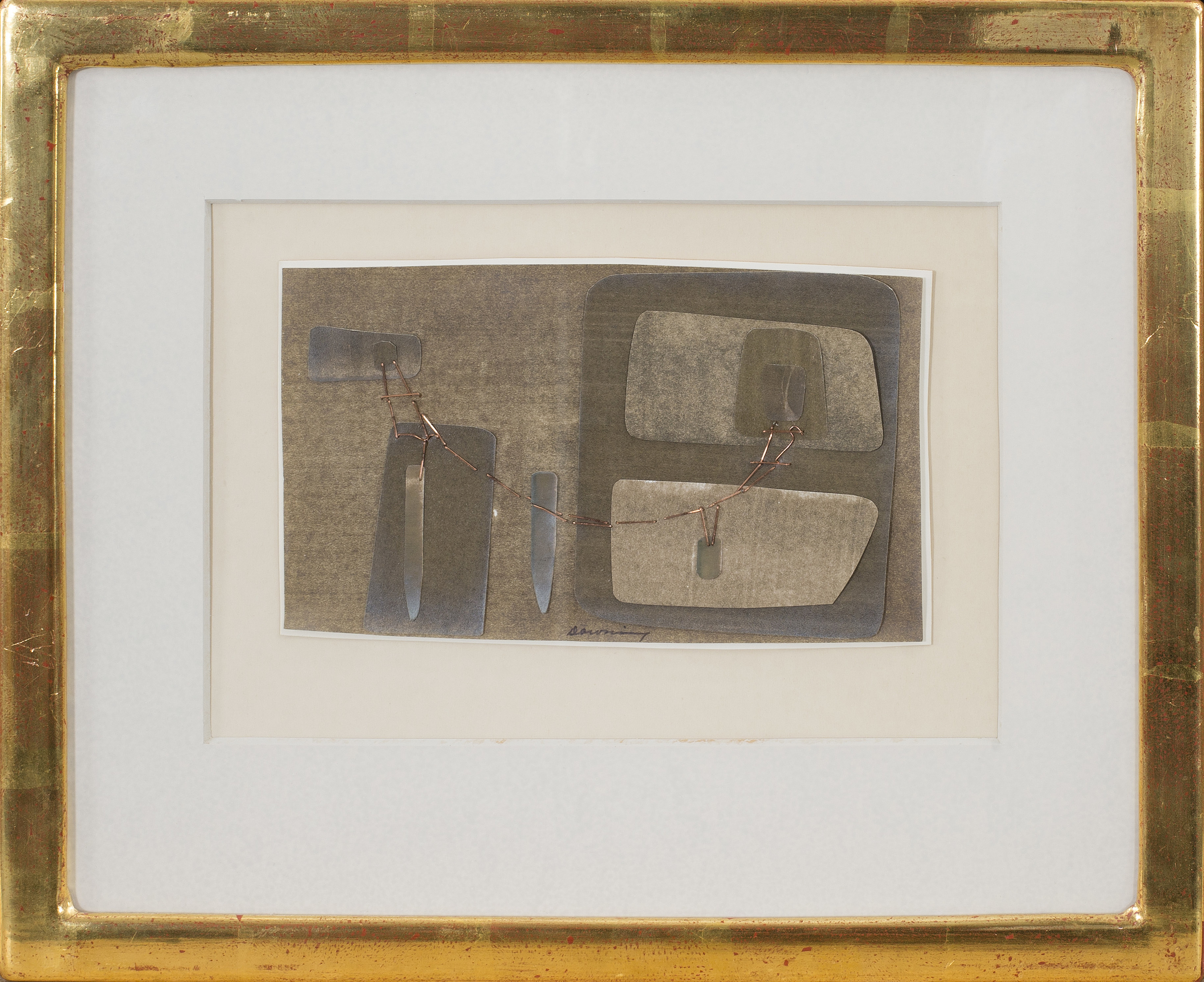 JOE DOWNING, collage, signerad. - Bukowskis