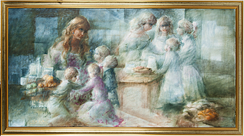 Walter du Halde, oil on canvase, signed 'W du Halde'. - Bukowskis