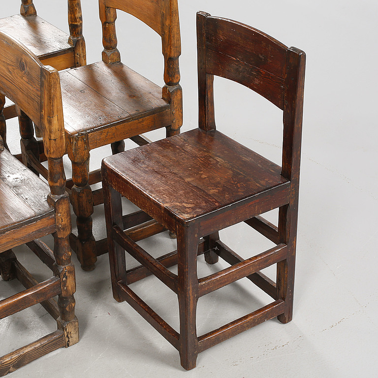 Nine chairs, 19th century. - Bukowskis