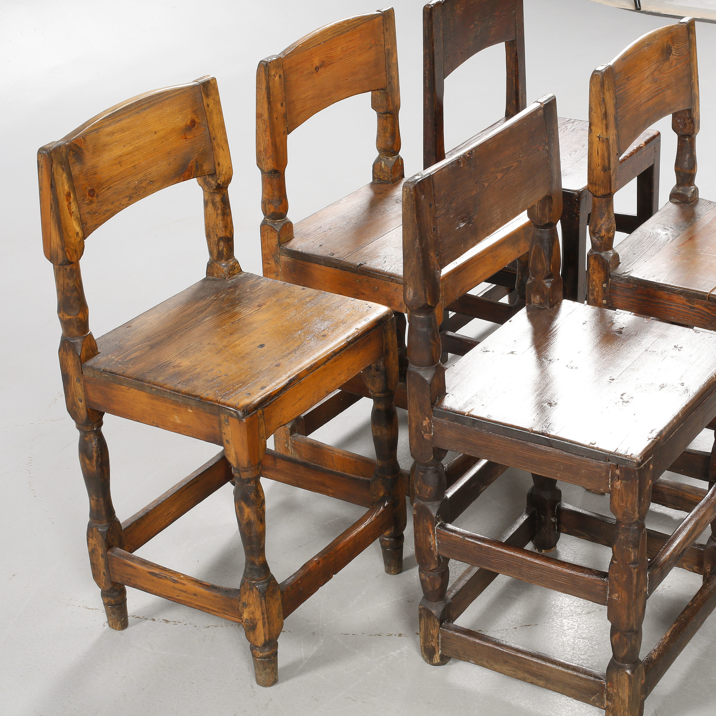 Nine chairs, 19th century. - Bukowskis