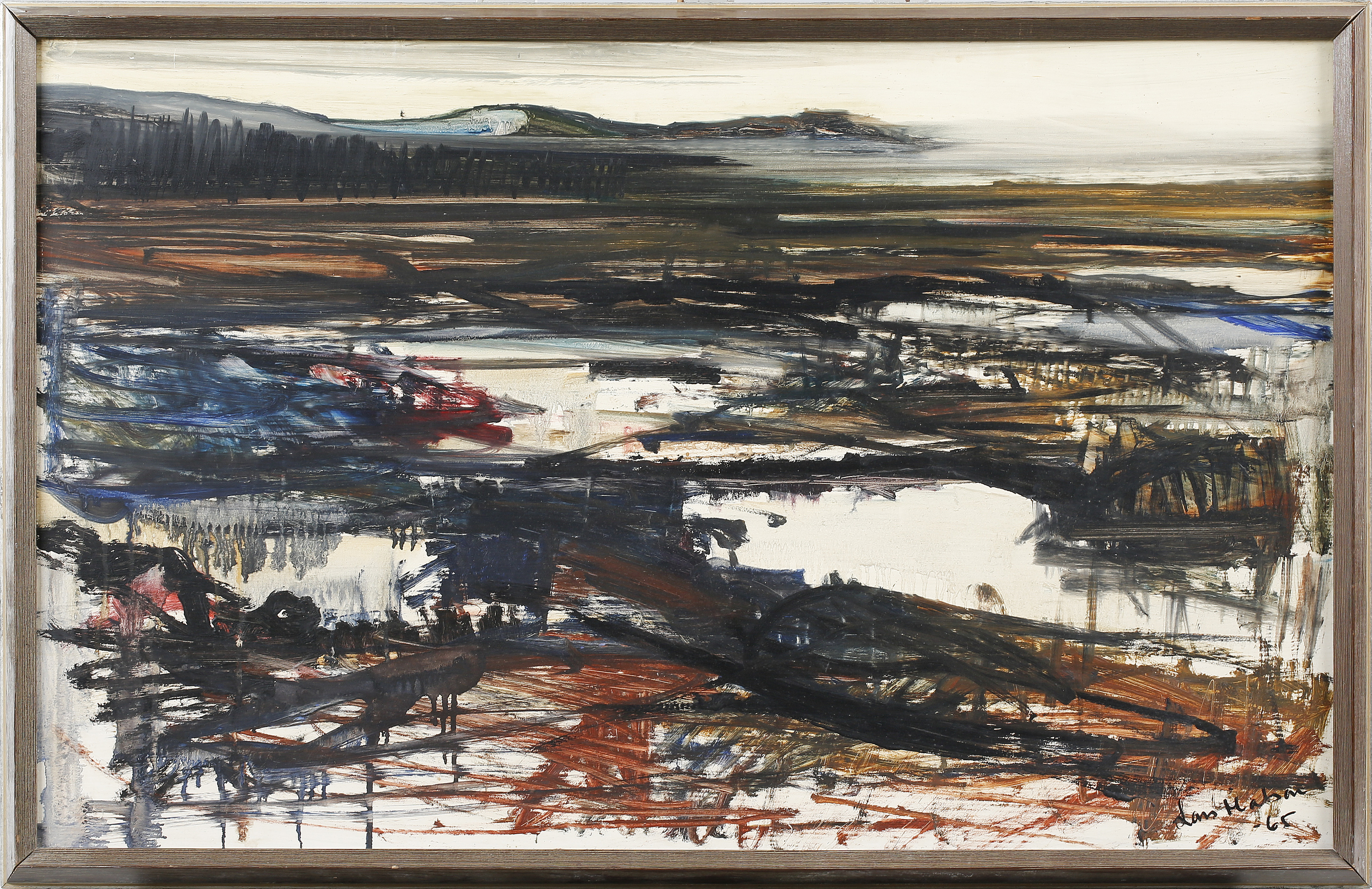 A signed and dated Lars Matson oil painting. - Bukowskis