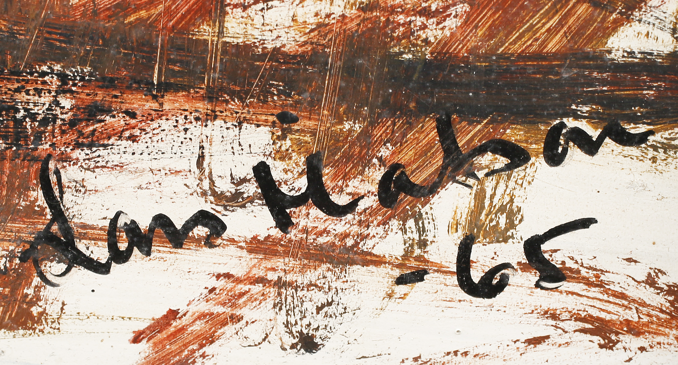 A signed and dated Lars Matson oil painting. - Bukowskis