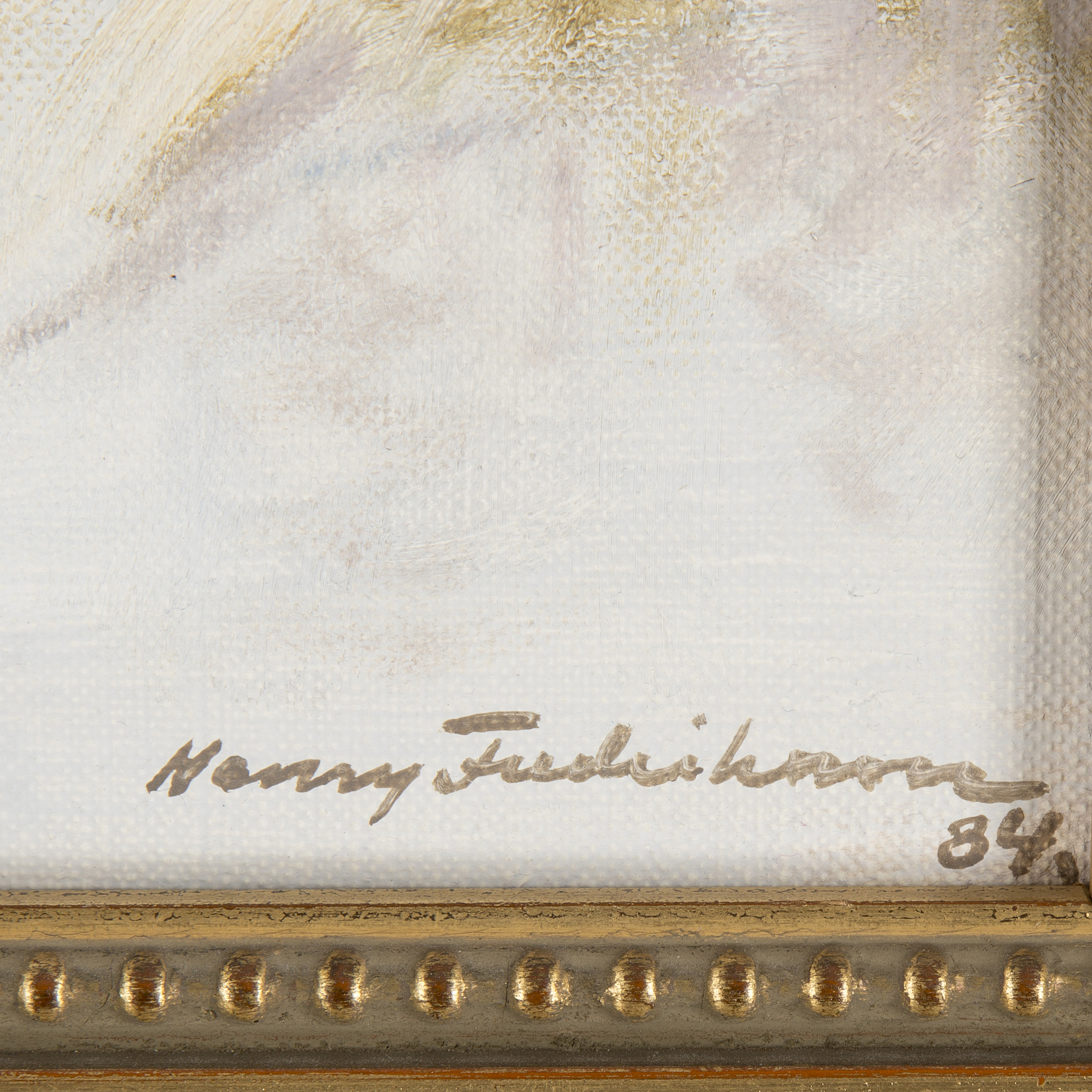 HENRY FREDRIKSSON, oil on canvas, signed and dated -84. - Bukowskis