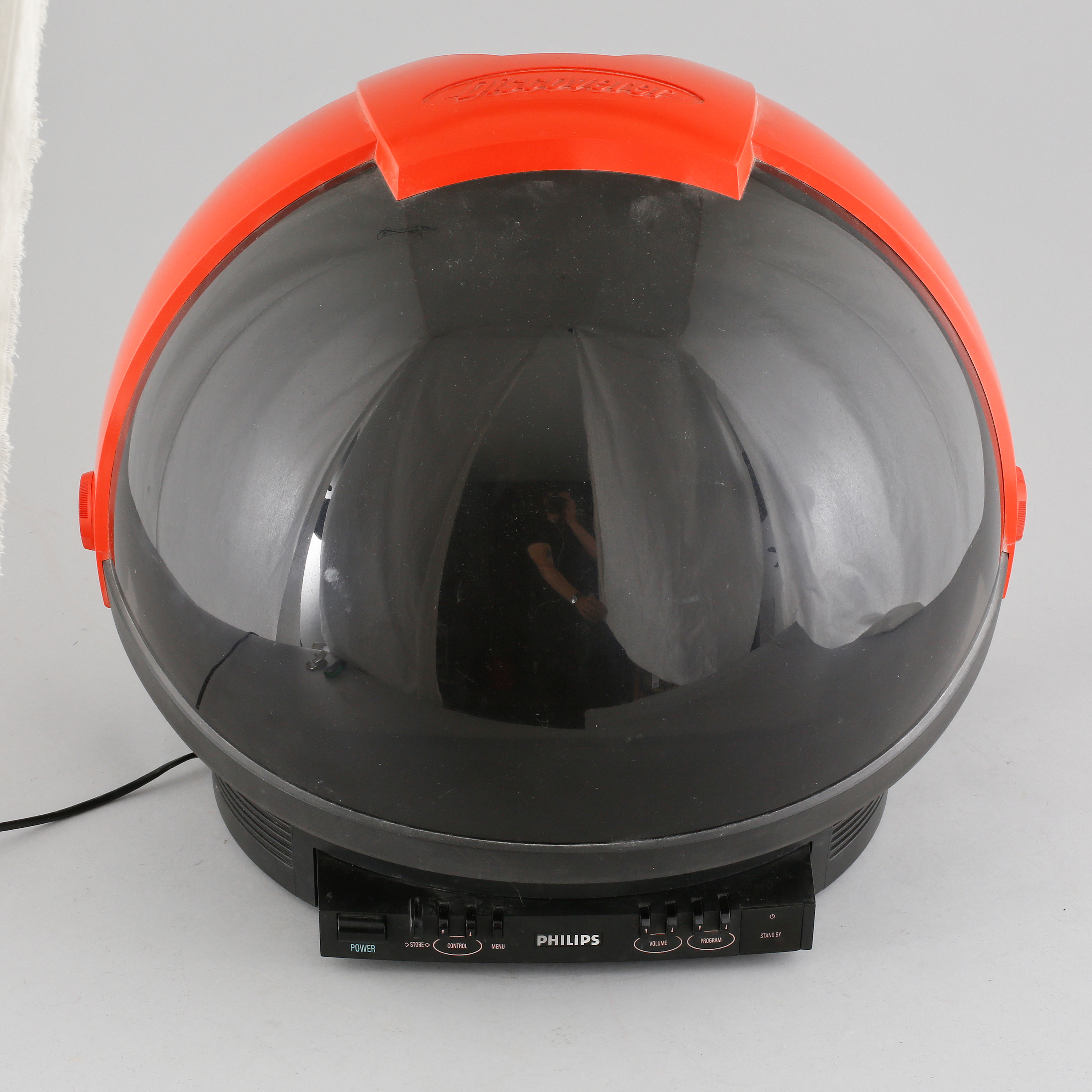 A tv, model Discoverer Space Helmet, made by Philips in the 1980s ...