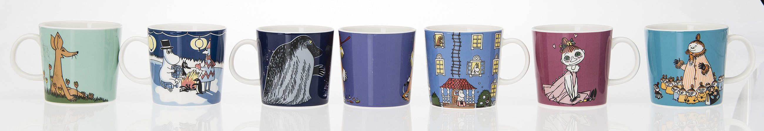 MUMIN MUGGAR, 19 ST, TALLRIKAR, 3 ST samt SKEDAR 2 ST, Moomin ...