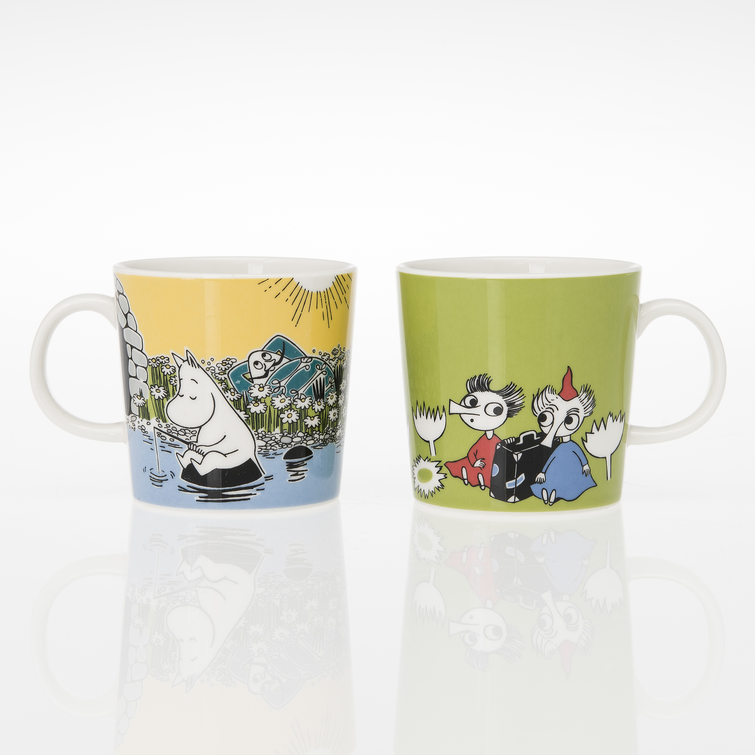 MUMIN MUGGAR, 19 ST, TALLRIKAR, 3 ST samt SKEDAR 2 ST, Moomin ...