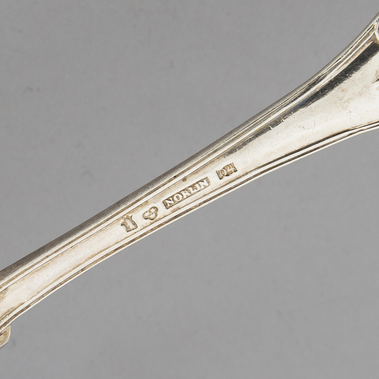 SKEDAR, 6 st, Carl Petter Norlin, Malmö, 1844. Vikt 395 gram. - Bukowskis