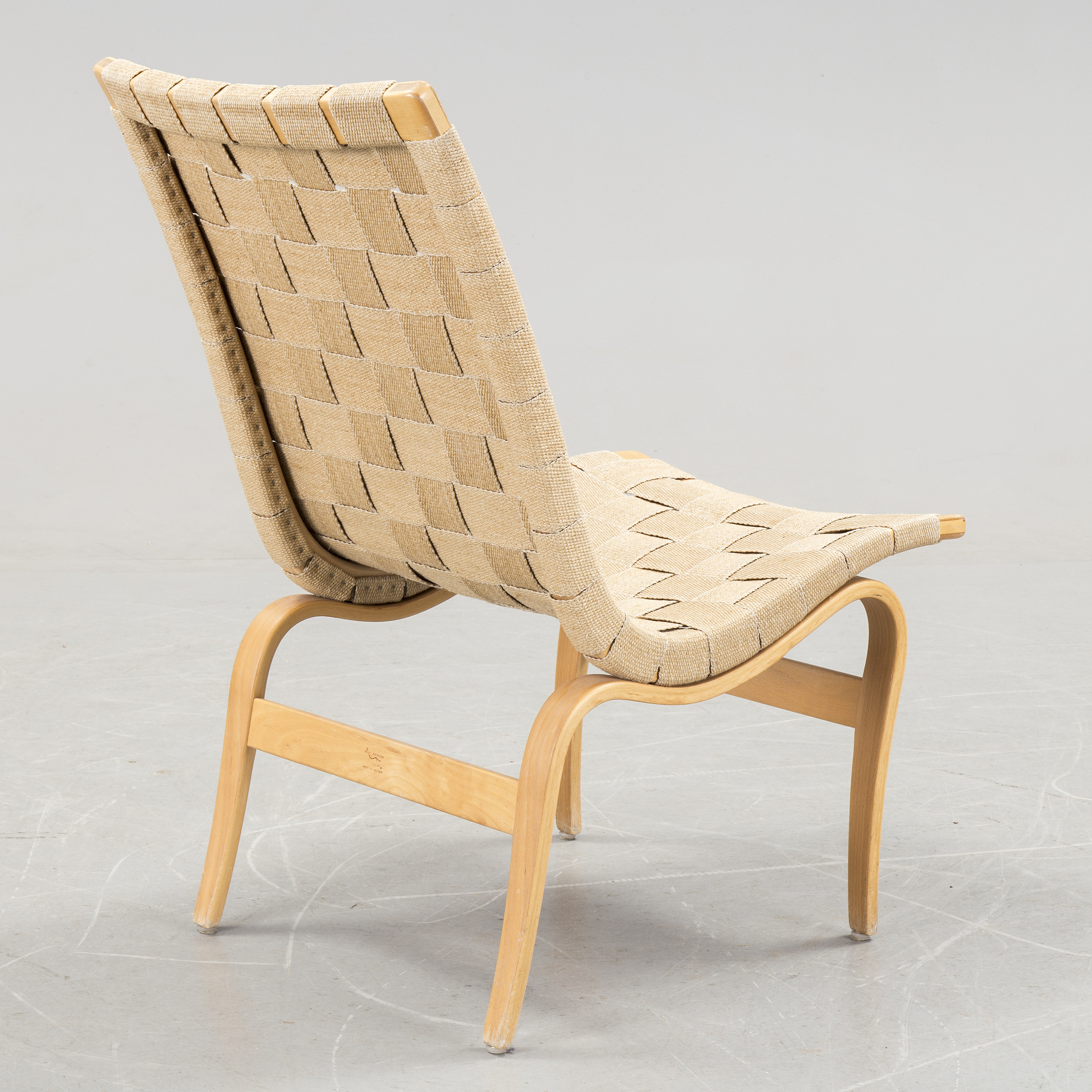 BRUNO MATHSSON, stol, "Eva", Firma Karl Mathsson, Värnamo, 1977 ...