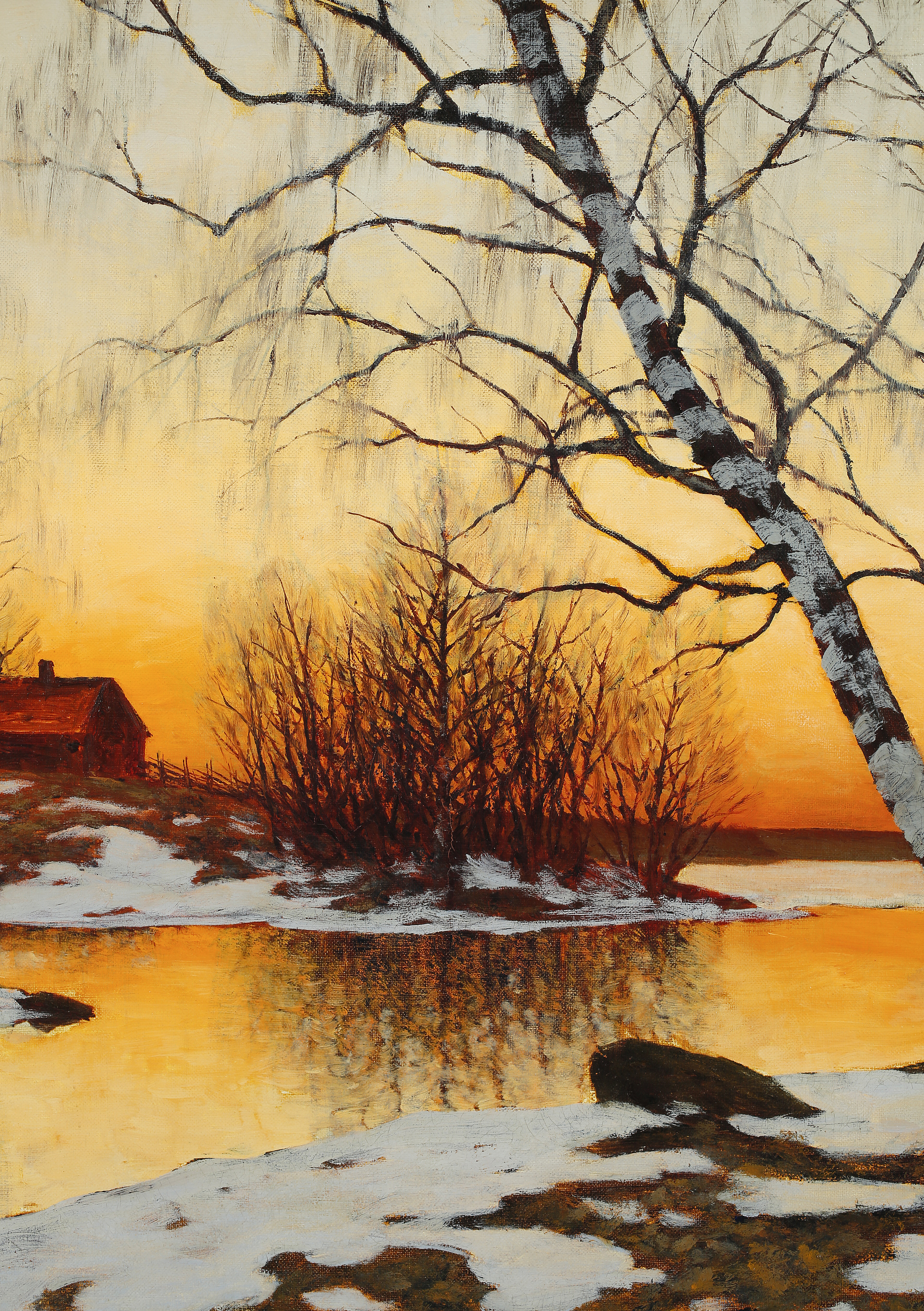 EDVARD ROSENBERG, oil on canvas, signed and dated 1927. - Bukowskis