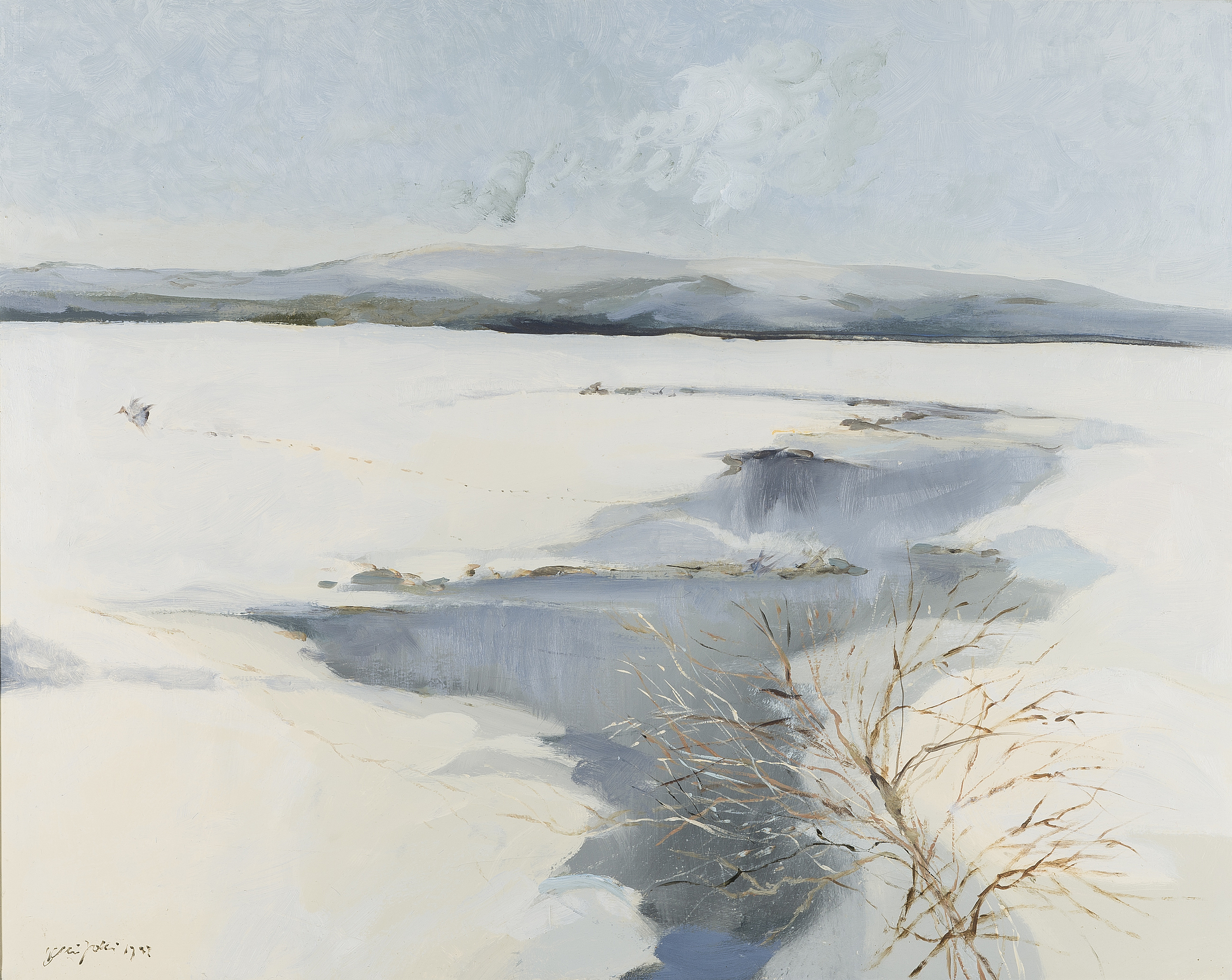 OLLI JOKI, öljy kankaalle, signeerattu ja päivätty 1992. - Bukowskis