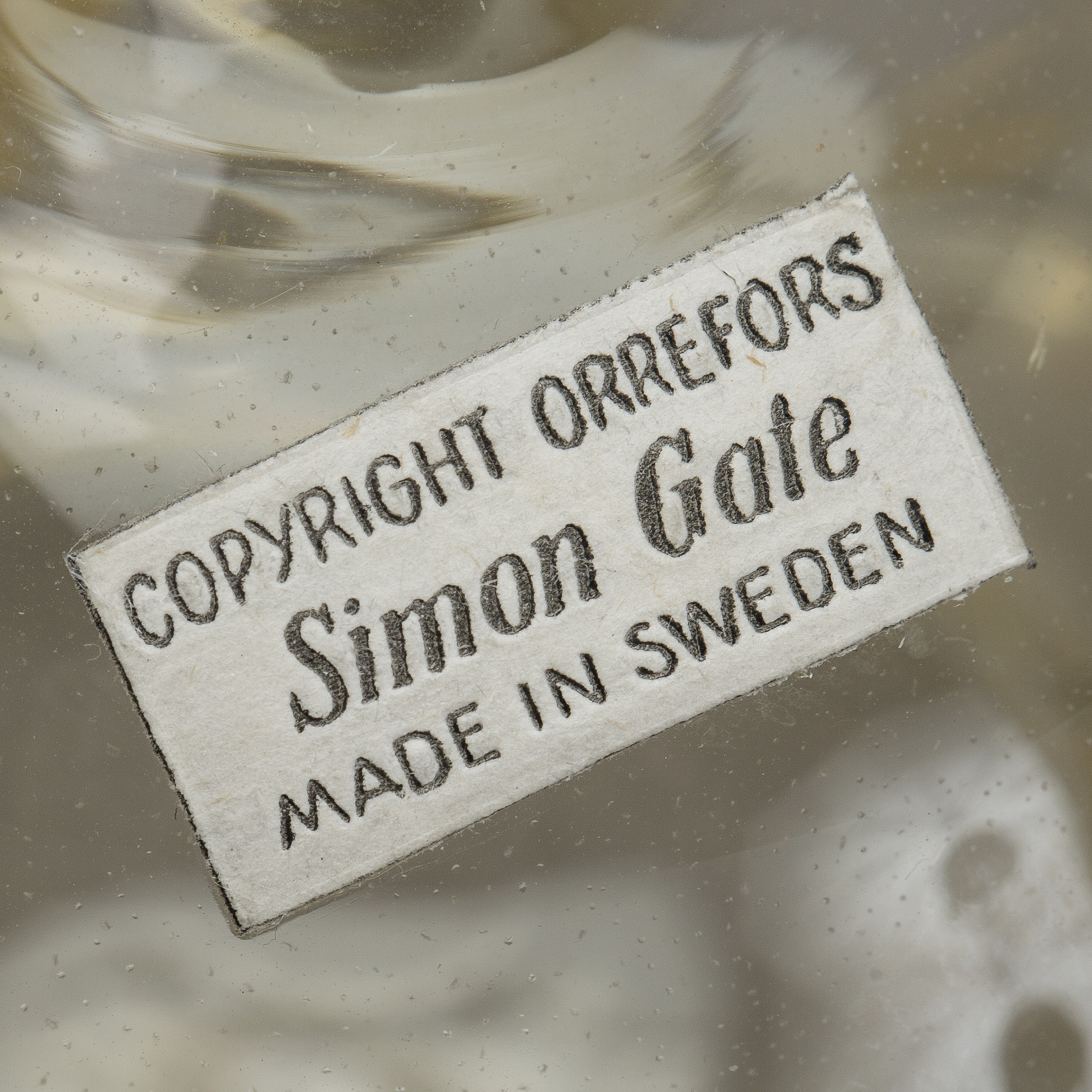 SIMON GATE, - Bukowskis