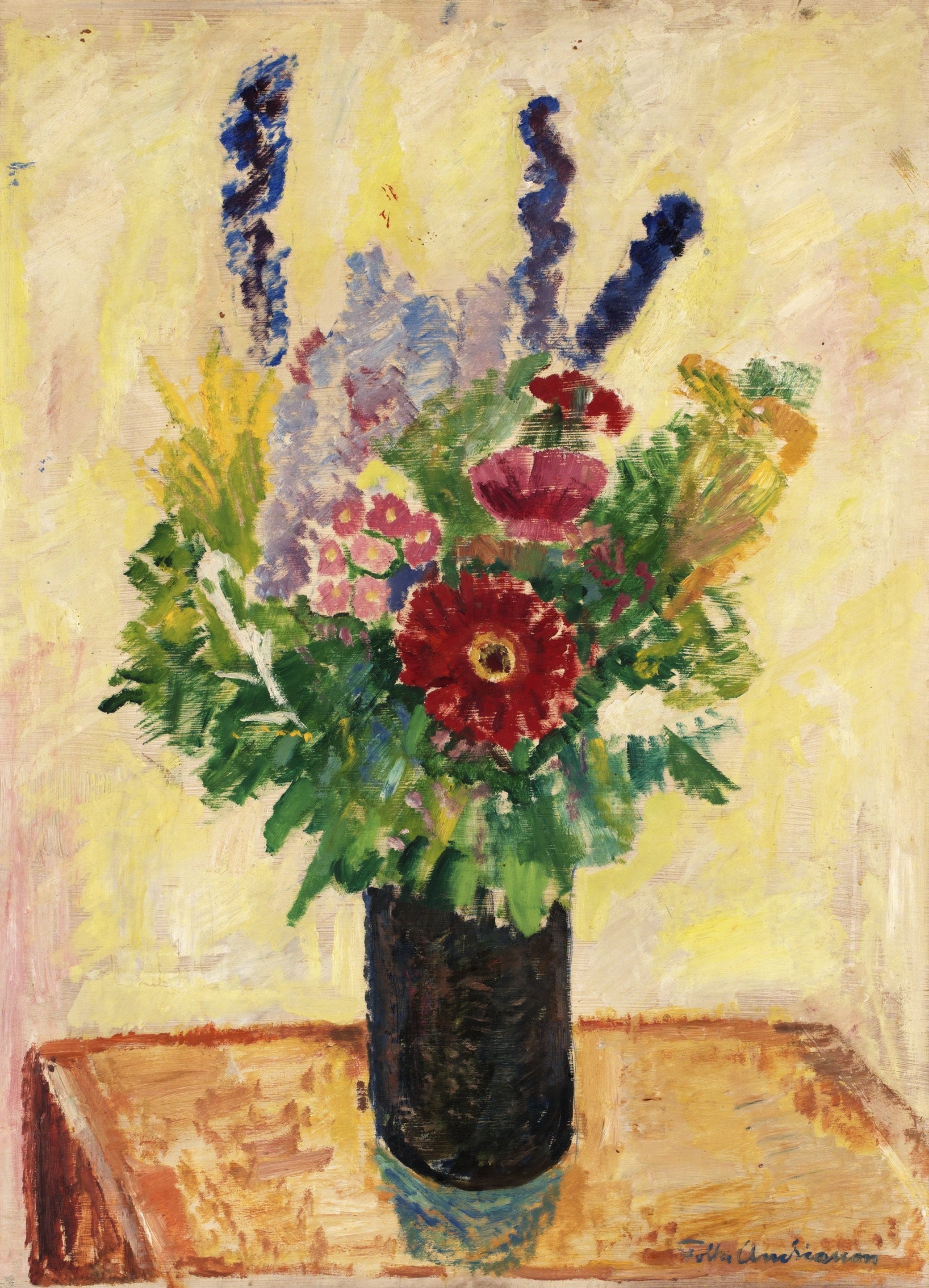 Folke Andréasson, Blomsterstilleben. - Bukowskis