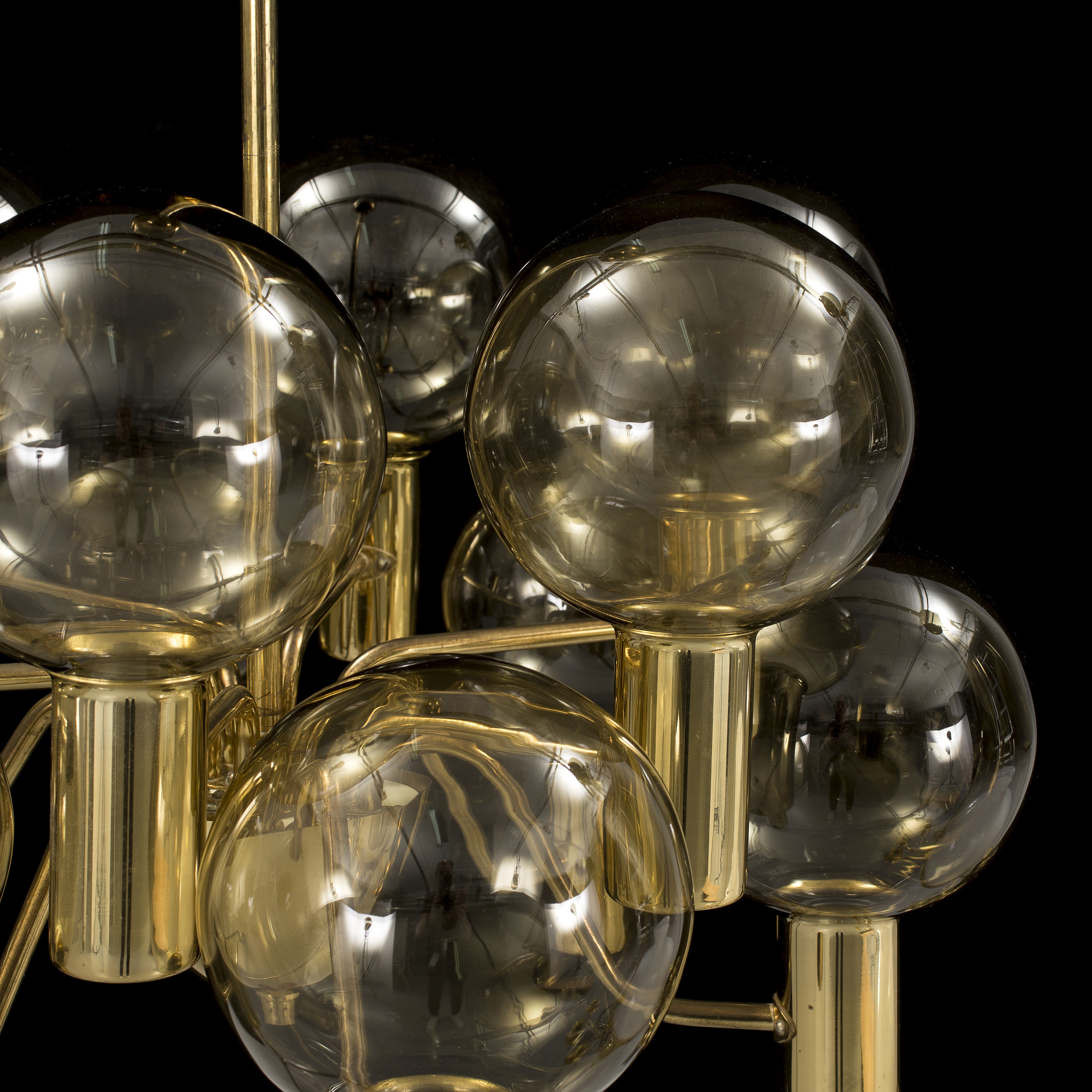 HANS-AGNE JAKOBSSON, takkrona, mässing, 1960/70-tal. - Bukowskis