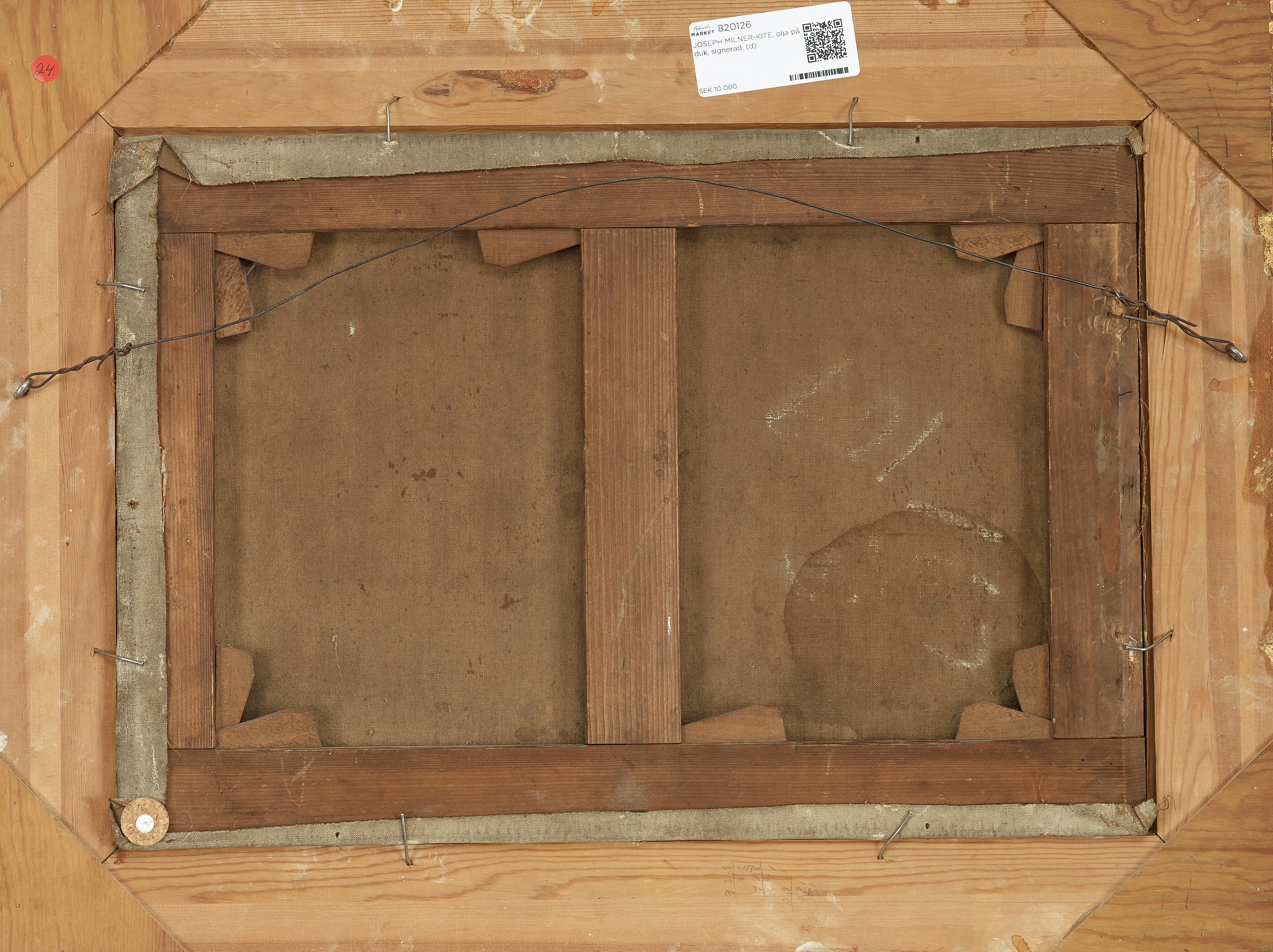 JOSEPH MILNER-KITE, oil on canvas, signed. - Bukowskis