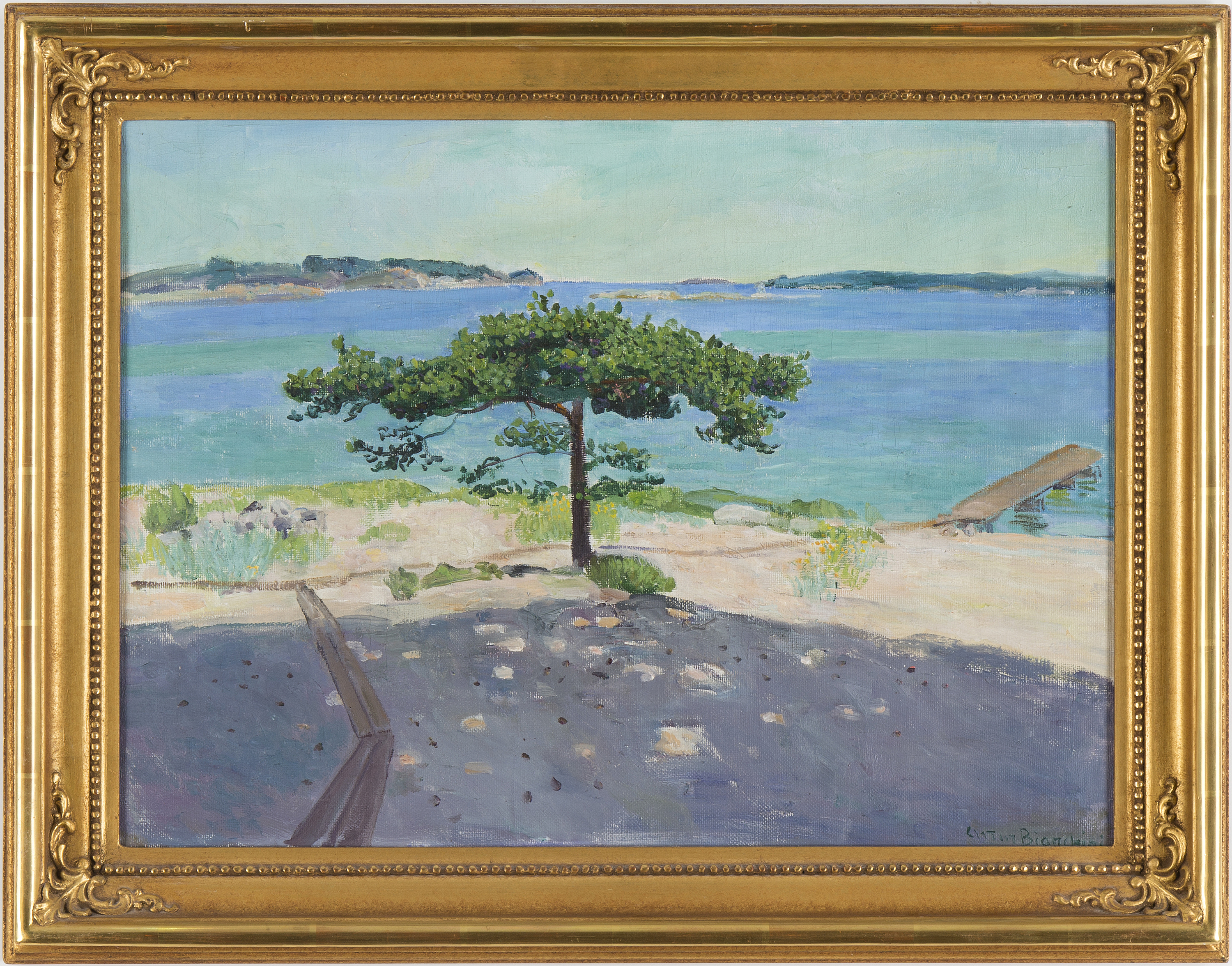 ARTHUR BIANCHINI, olja på duk, signerad Arthur Bianchini. - Bukowskis