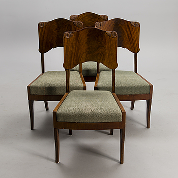 STOLAR, 4 st, biedermeierstil, 1920-tal. - Bukowskis