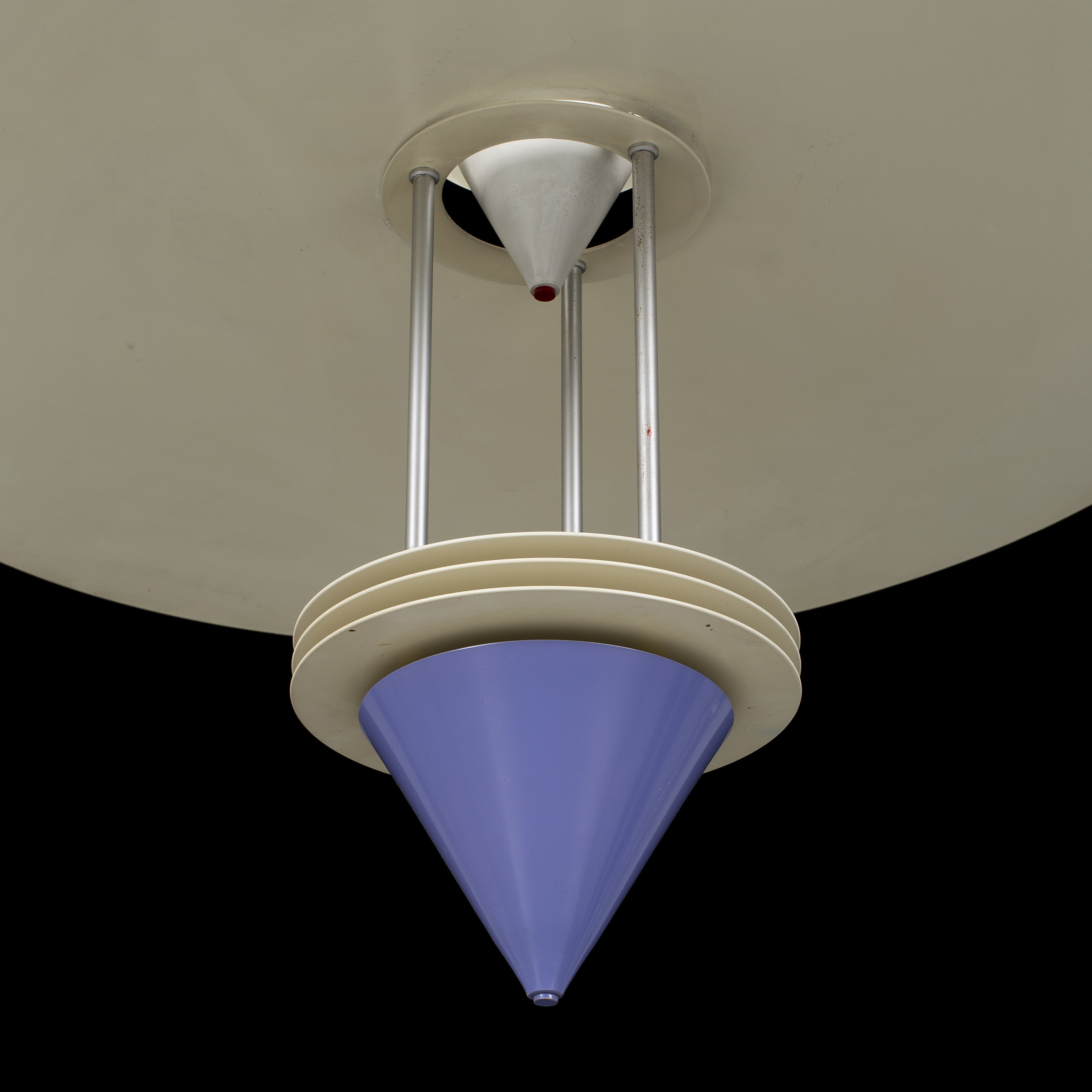 A 1980/90s ceiling light presumably by Olle Andersson, marked Boréns ...