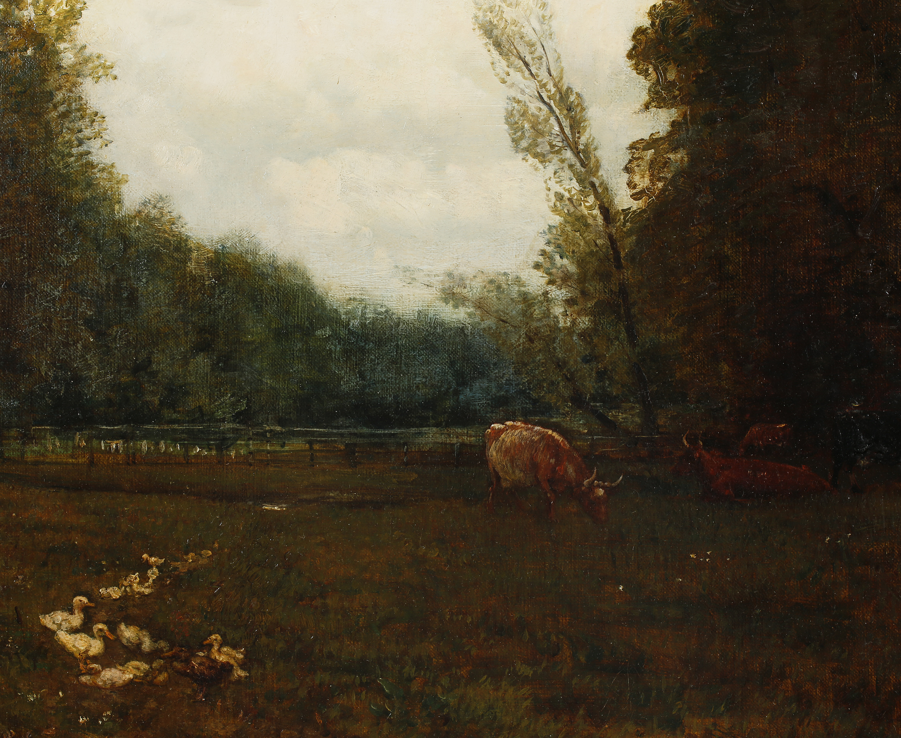 ROBERT NOBLE, a signed oil on canvas, dated -87. - Bukowskis