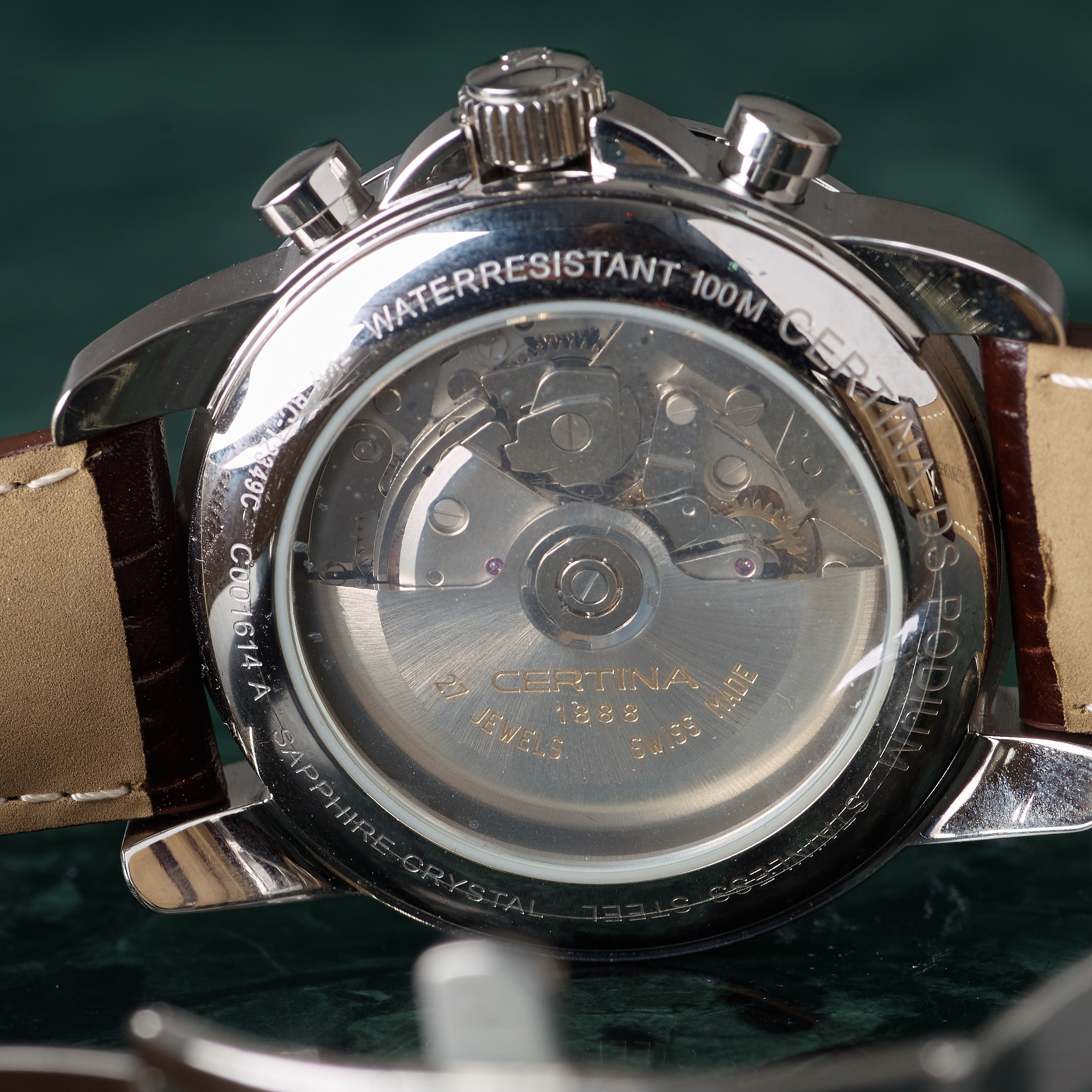 CERTINA, DS Podium, "Tachymeter", kronograf, armbandsur, 44 mm, - Bukowskis