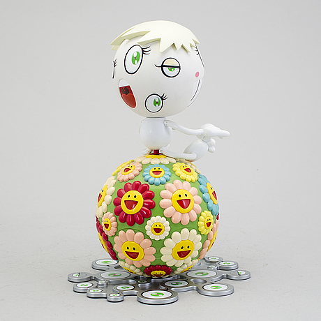 TAKASHI MURAKAMI, "Mister Wink, Cosmos Ball", 2000. Mixed media ...